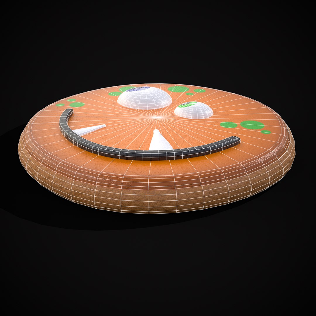 Goofy Circle Monster Cookies 3D - TurboSquid 2063882