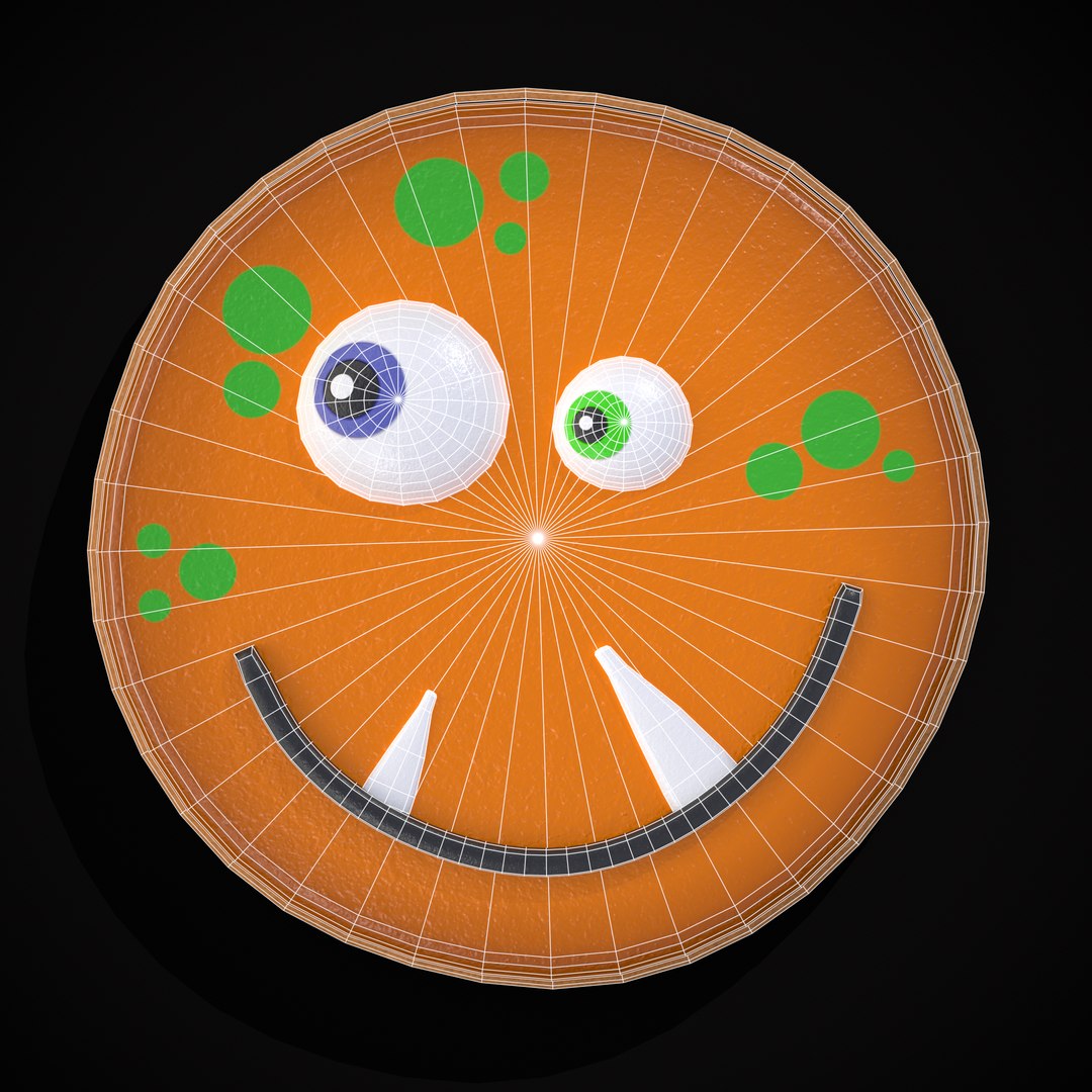 Goofy Circle Monster Cookies 3D - TurboSquid 2063882