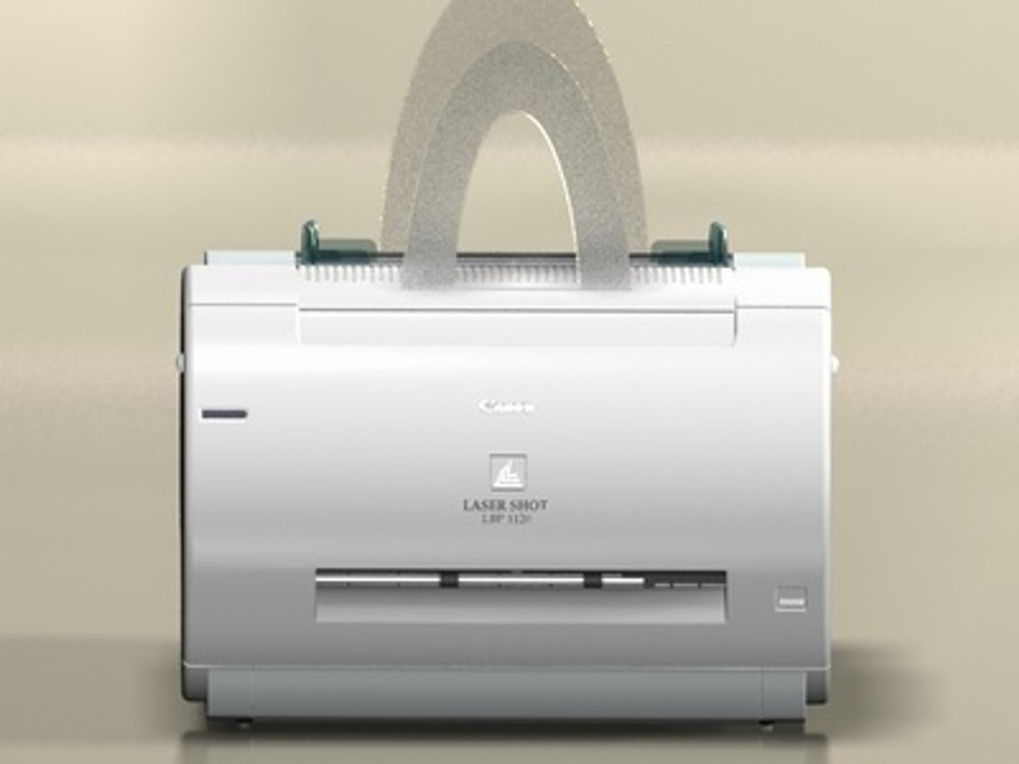 laser printer canon lbp-1120 3d model