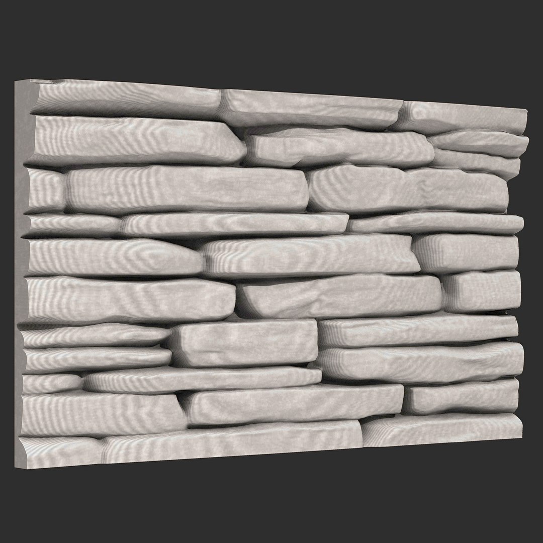 3D Model Stone Wall 11 - TurboSquid 2295358