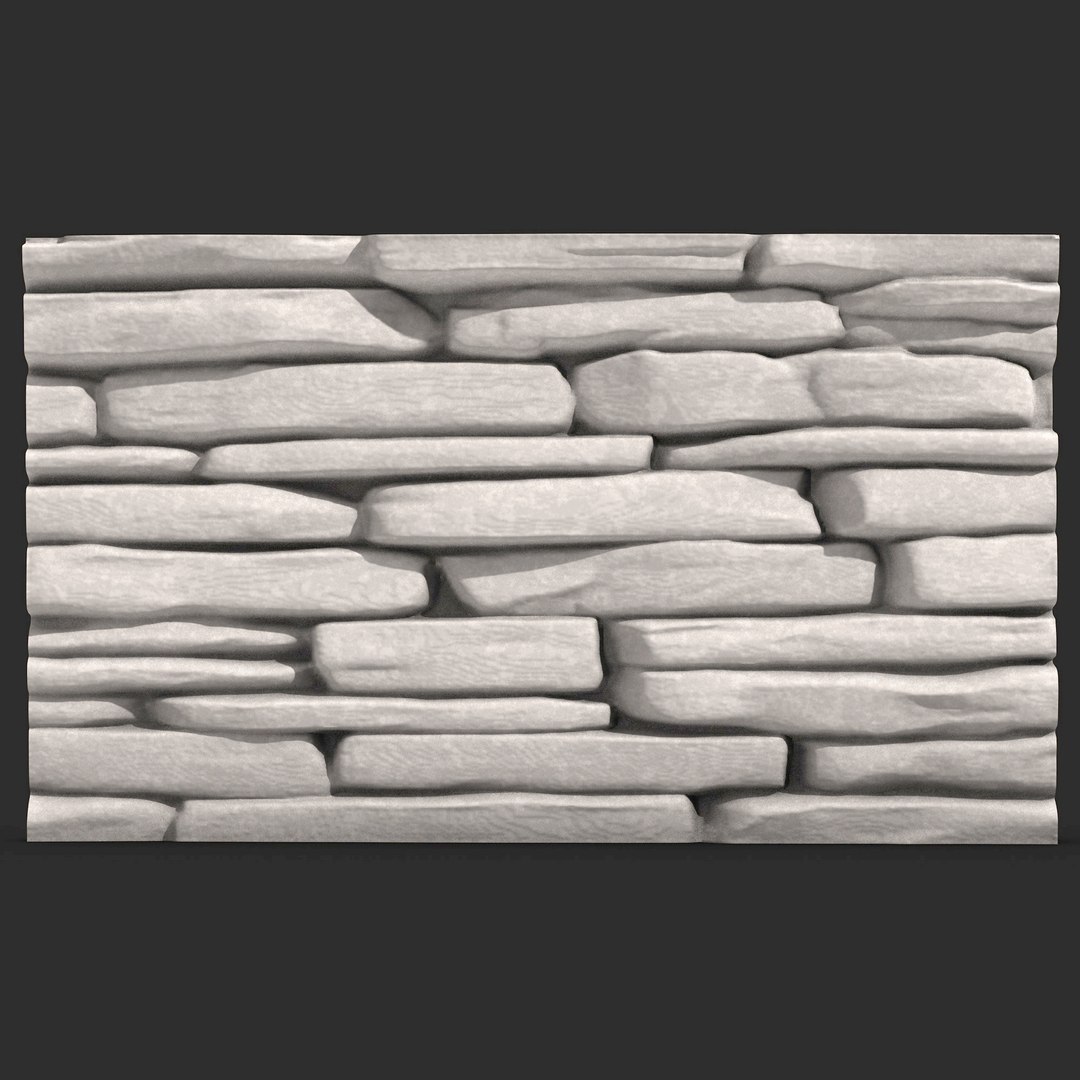 3D Model Stone Wall 11 - TurboSquid 2295358