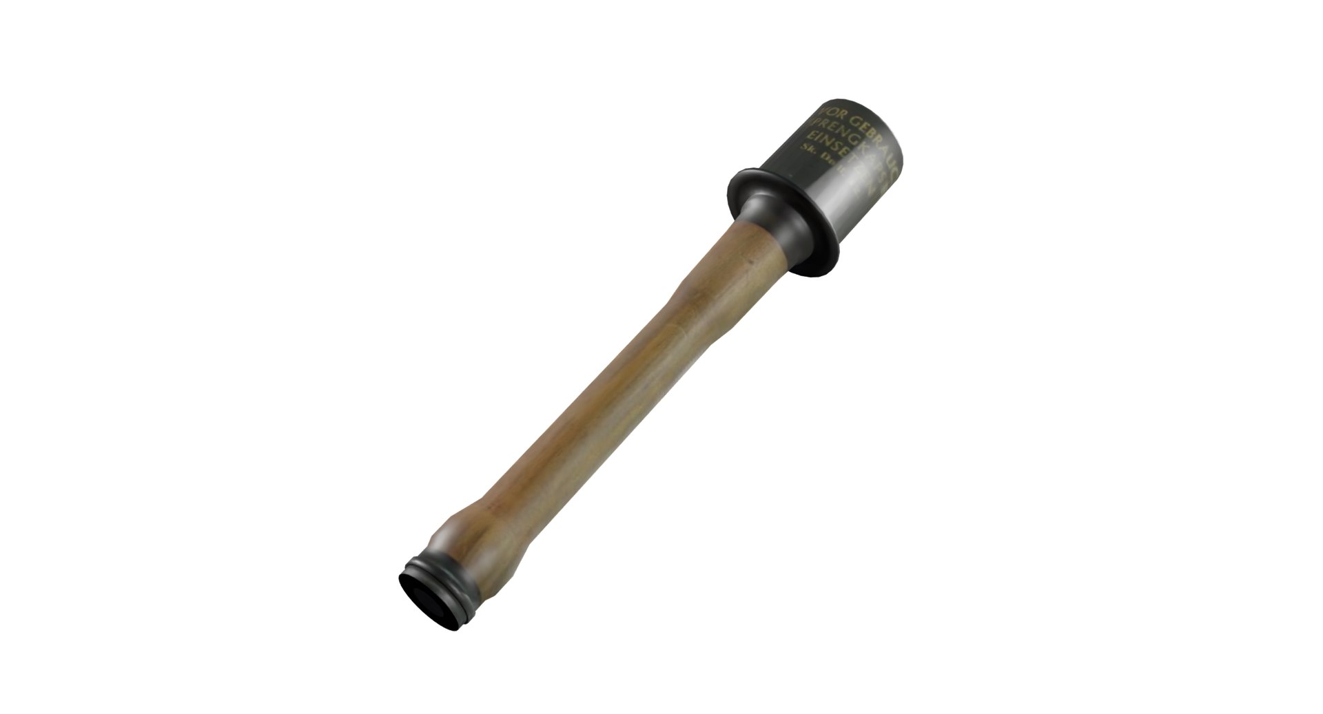 3D World War 2 German Hand Grenade Stielhandgranate Model - TurboSquid ...