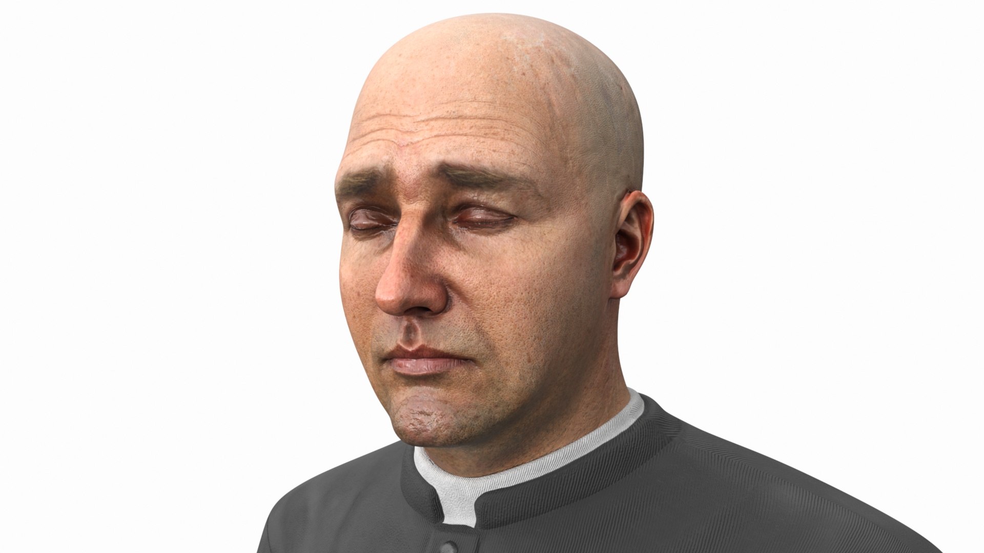 3D Catholic Priest Rigged For Maya Model - TurboSquid 2342621