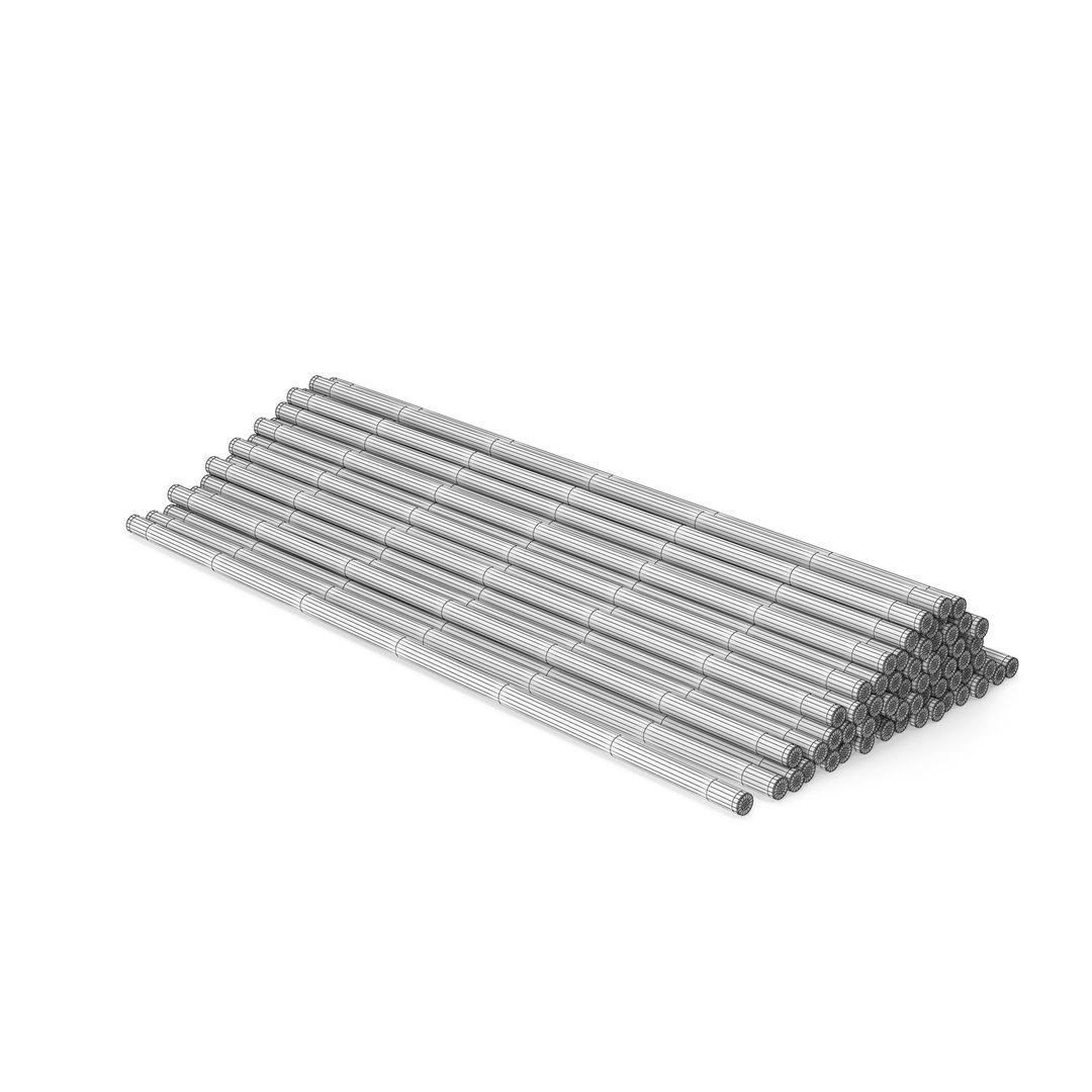 Gold Round Bars 3D Model - TurboSquid 2160135
