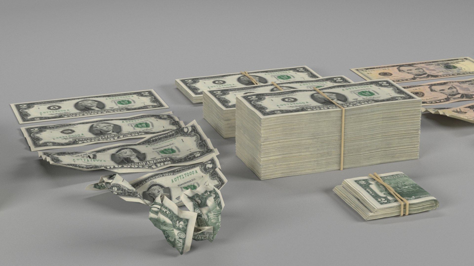 3D Model Currency - TurboSquid 1418261