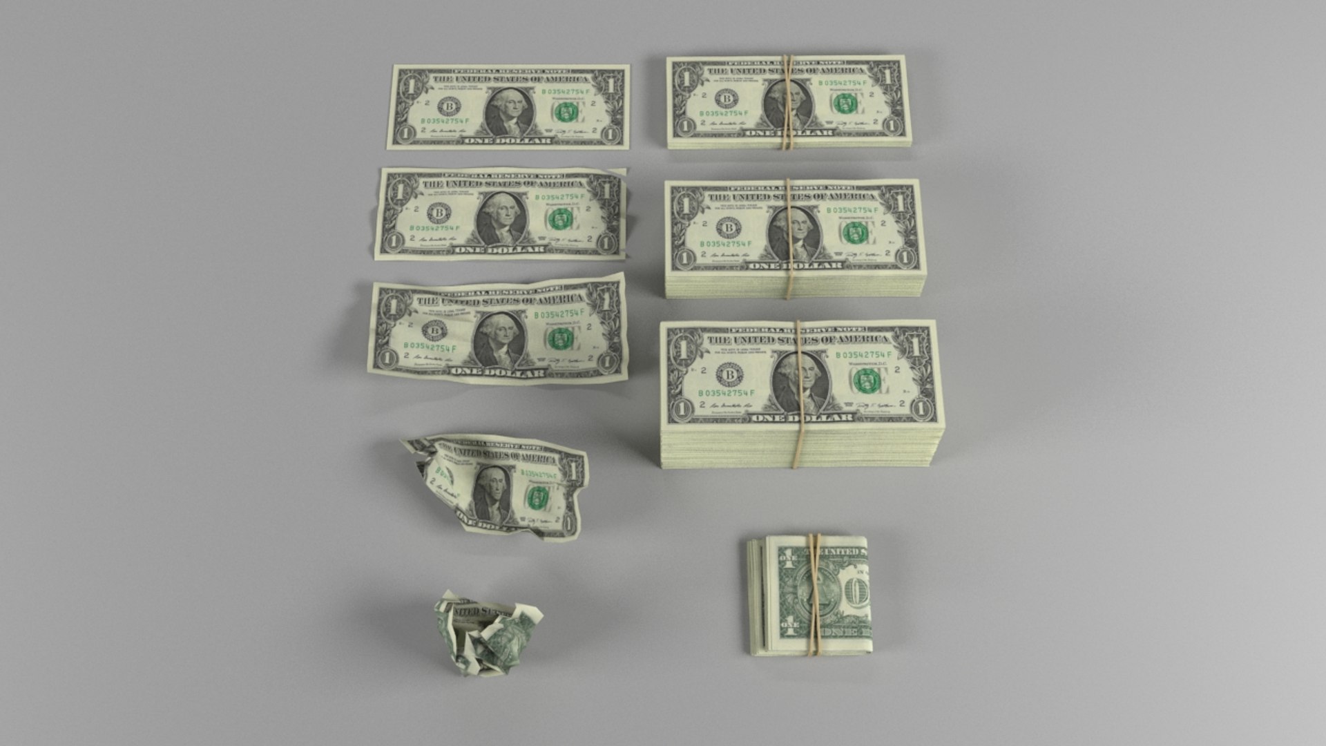 3D Model Currency - TurboSquid 1418261
