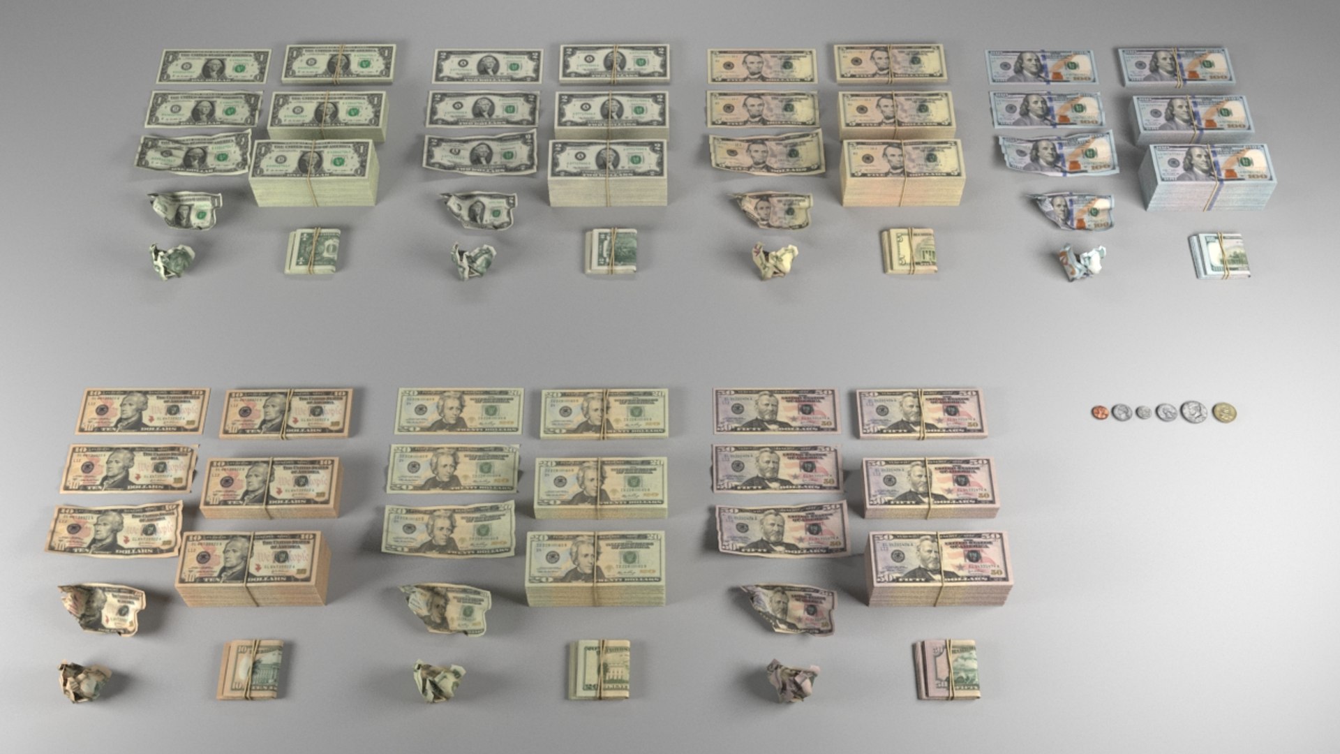 3D Model Currency - TurboSquid 1418261