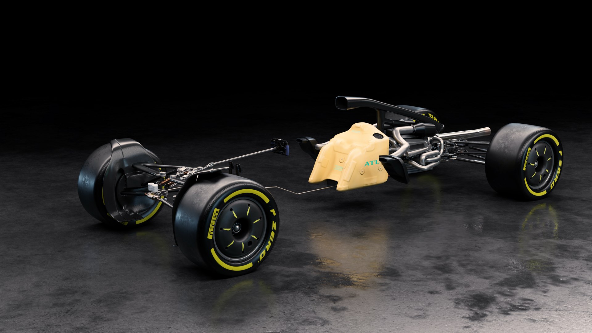 F1 AMR 24 Rigg Maya Model - TurboSquid 2296607