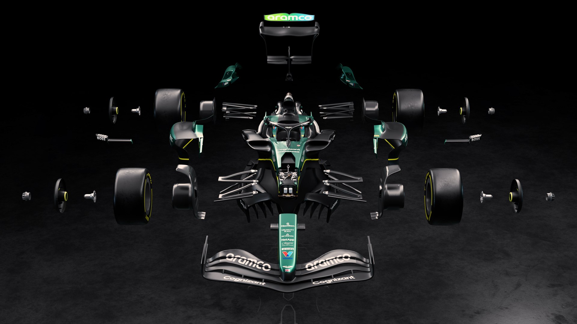 F1 AMR 24 Rigg Maya Model - TurboSquid 2296607