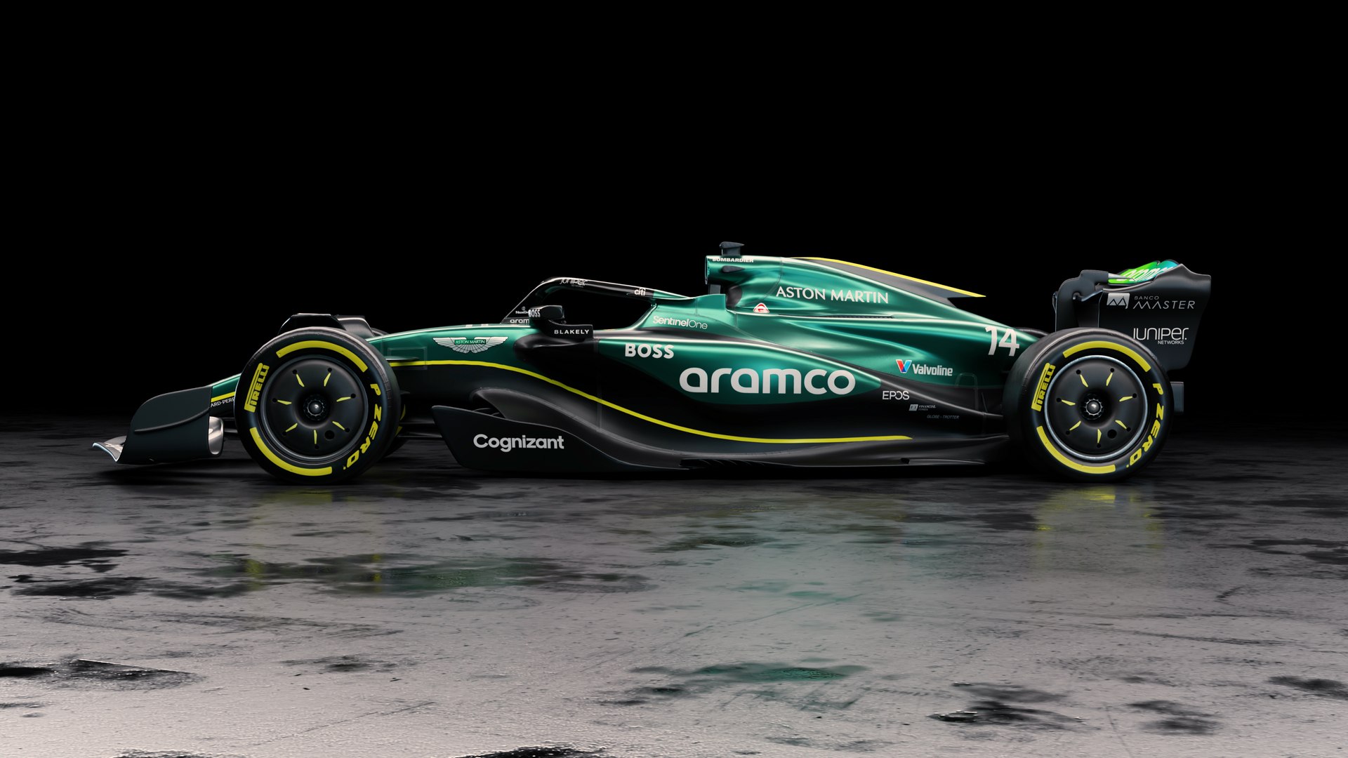 F1 AMR 24 Rigg Maya Model - TurboSquid 2296607