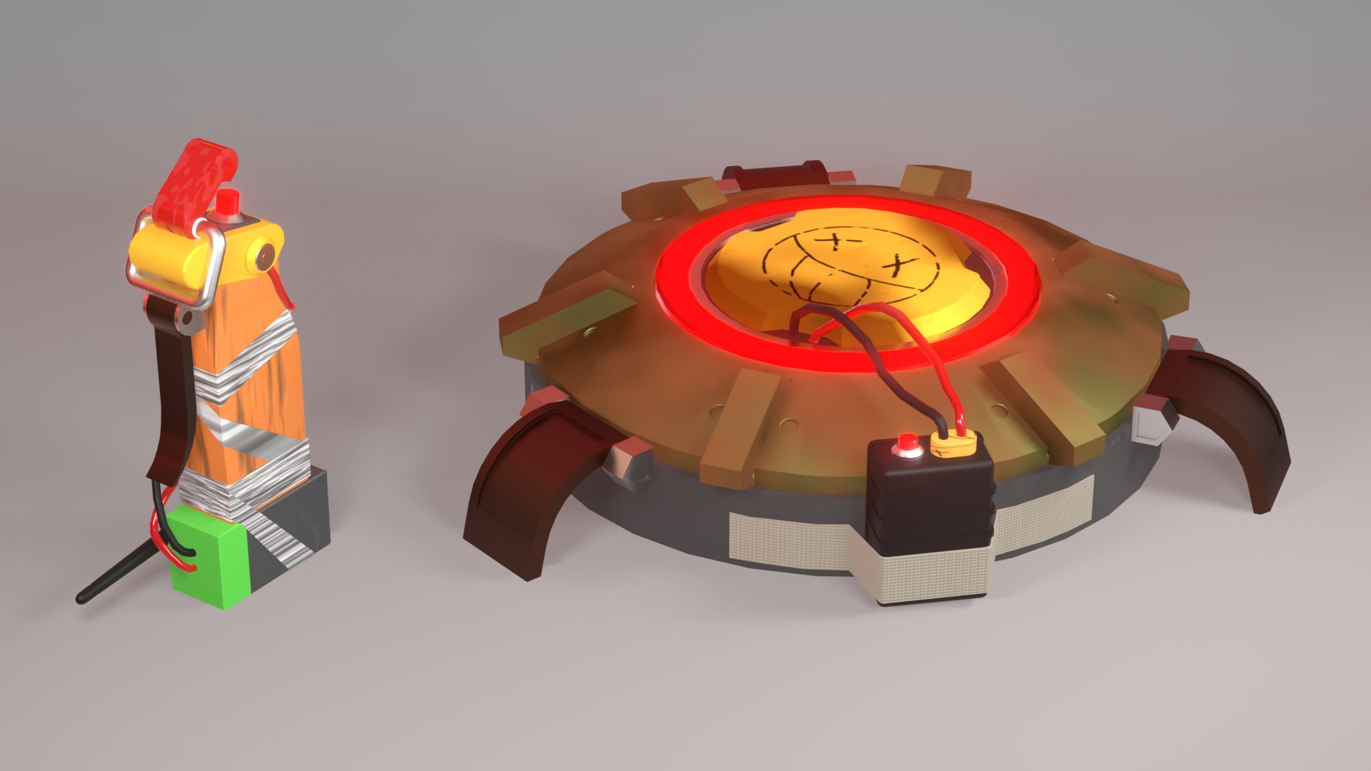 Landmine Detonator Junkrat Model - TurboSquid 1650846