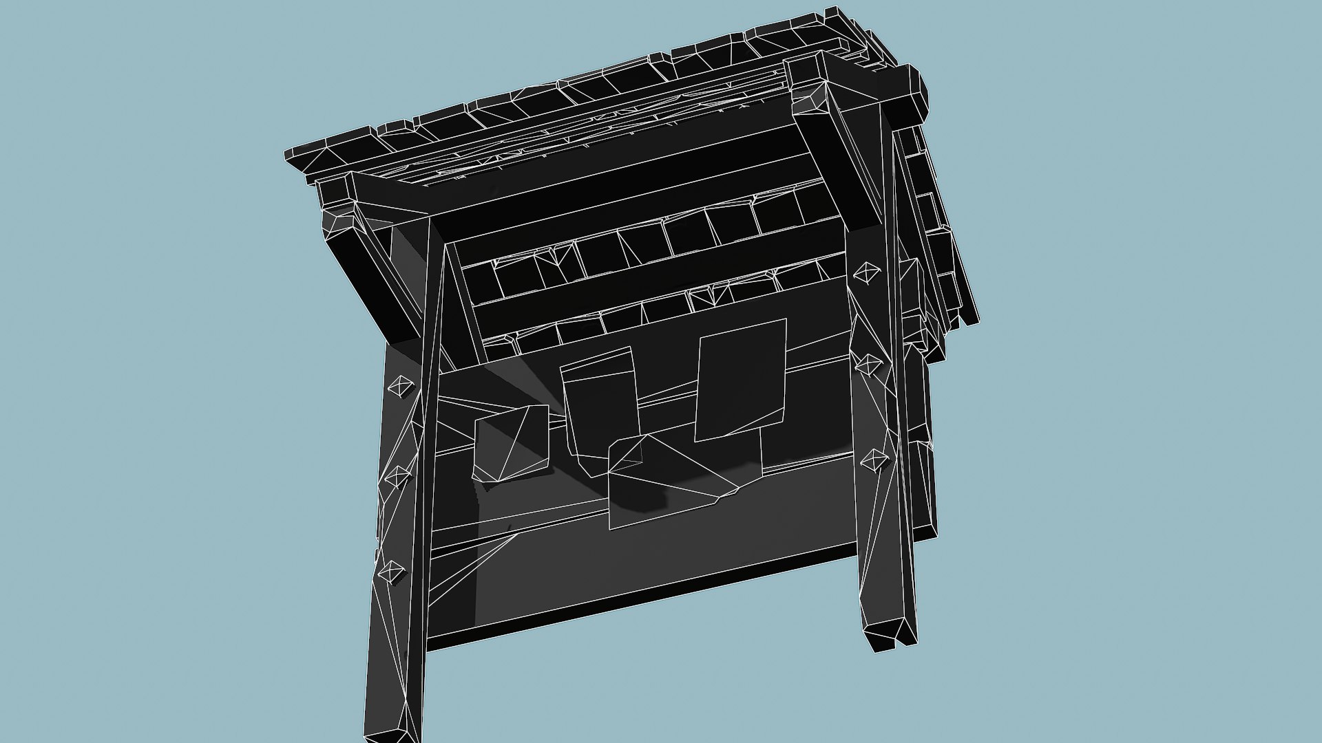 3D Stylized Notice Board - PBR Game Ready - TurboSquid 2049880