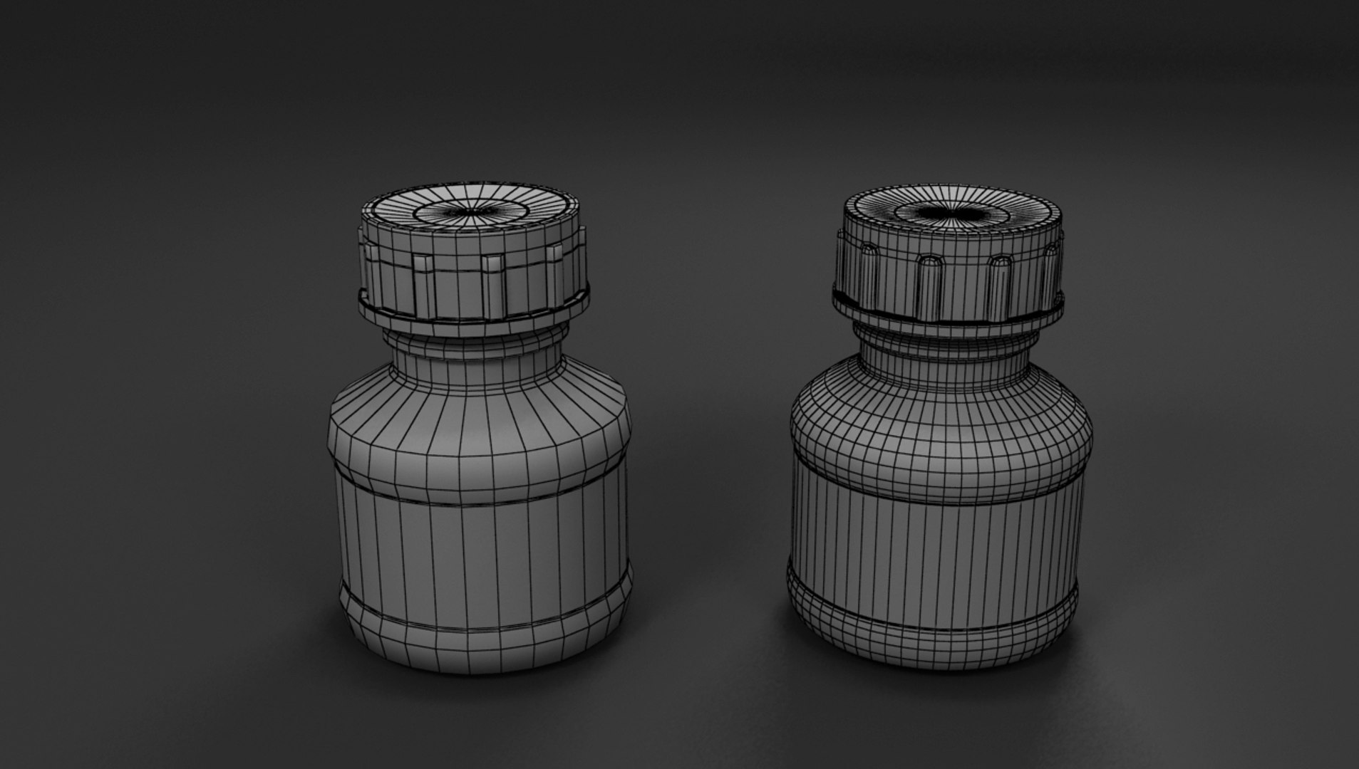 Bottle Ink 3d Model
