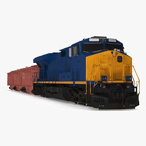 Diesel-Electric Locomotive Blender Models for Download | TurboSquid