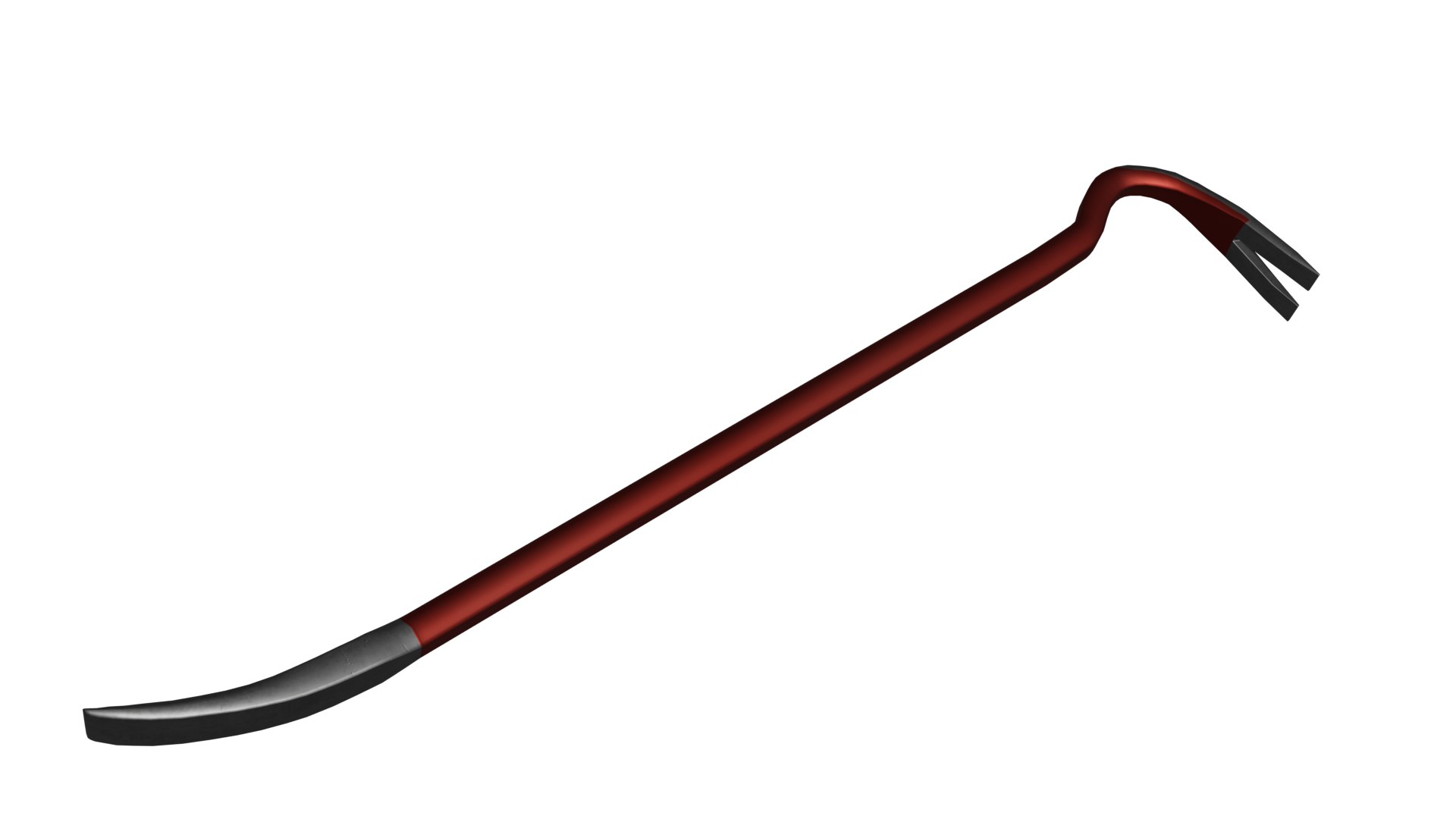 Free 3D Red Crowbar Model - TurboSquid 2342802