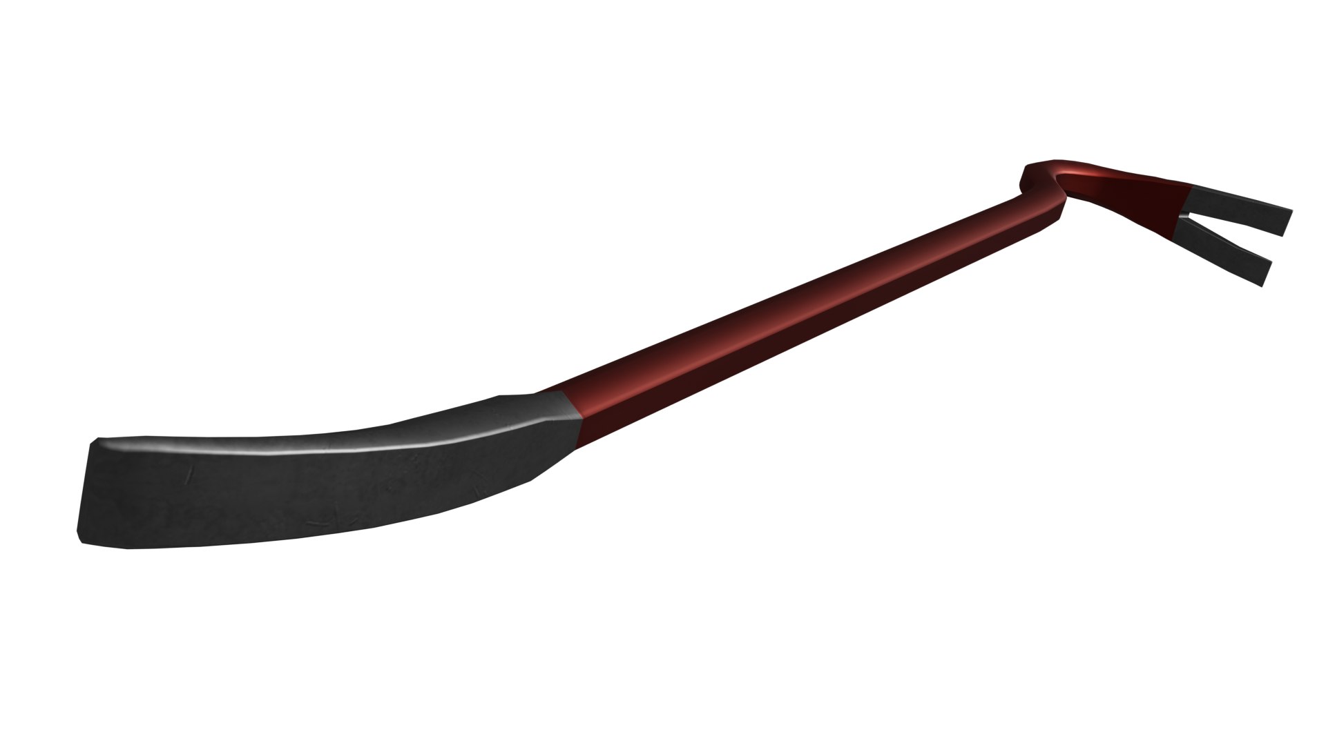 Free 3D Red Crowbar Model - TurboSquid 2342802
