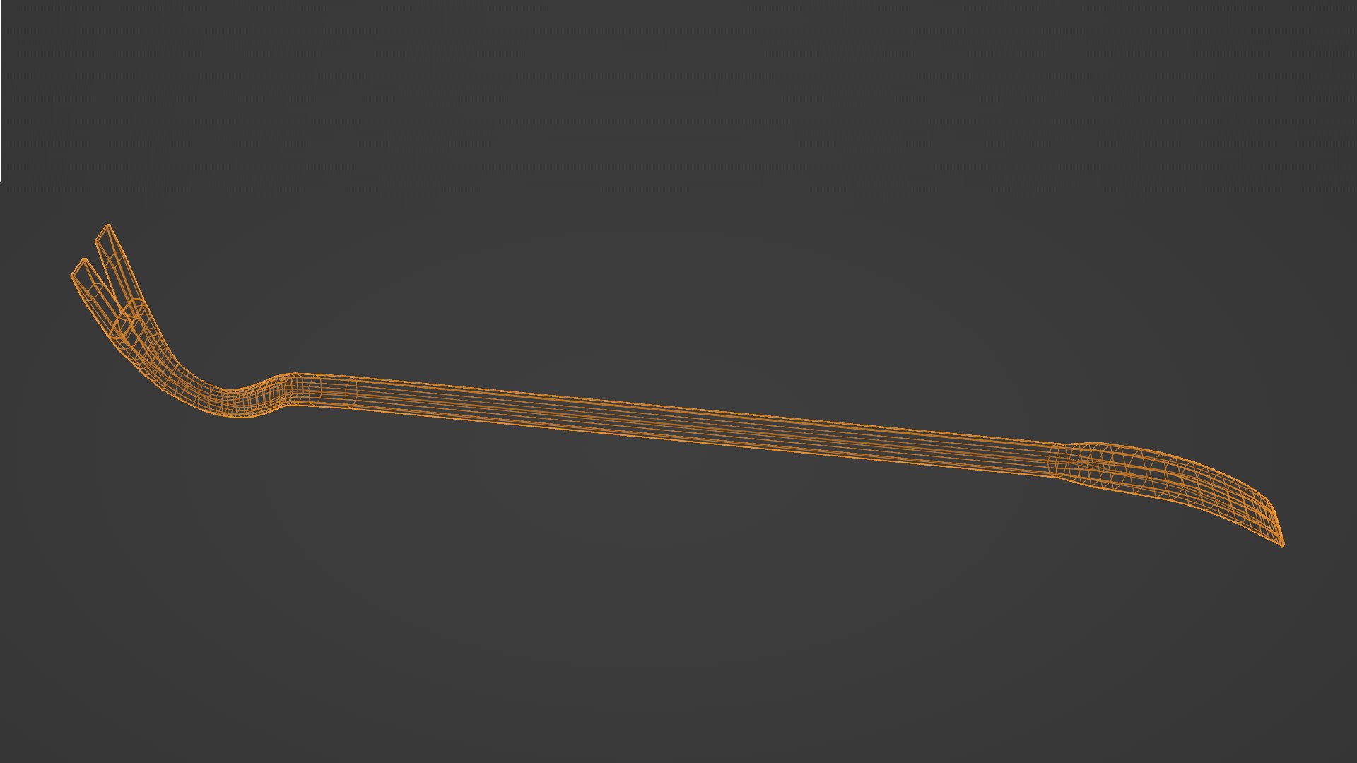 Free 3D Red Crowbar Model - TurboSquid 2342802
