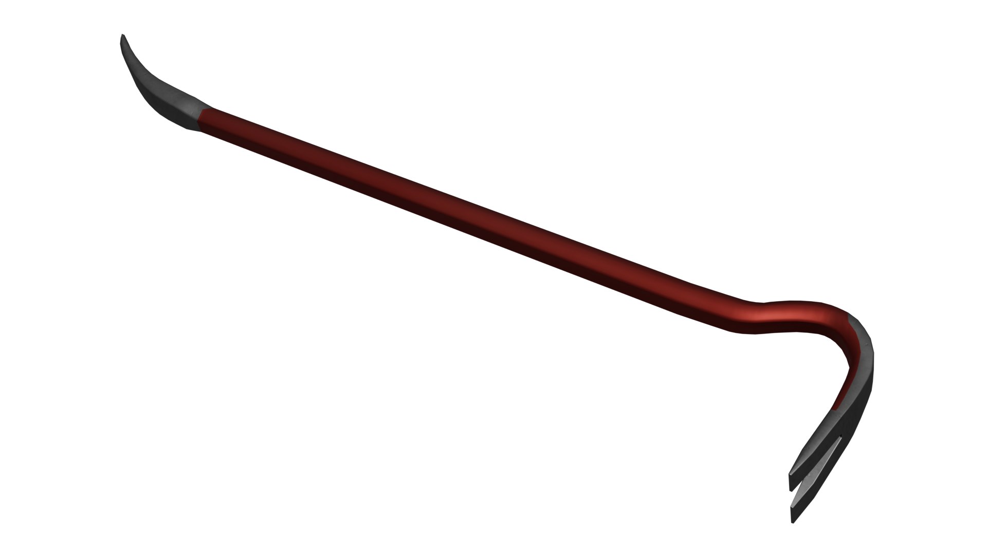 Free 3D Red Crowbar Model - TurboSquid 2342802