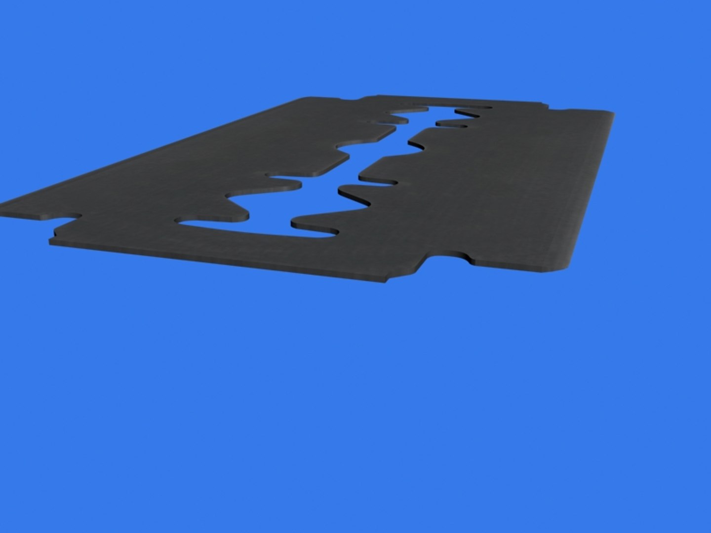 3d razor blade