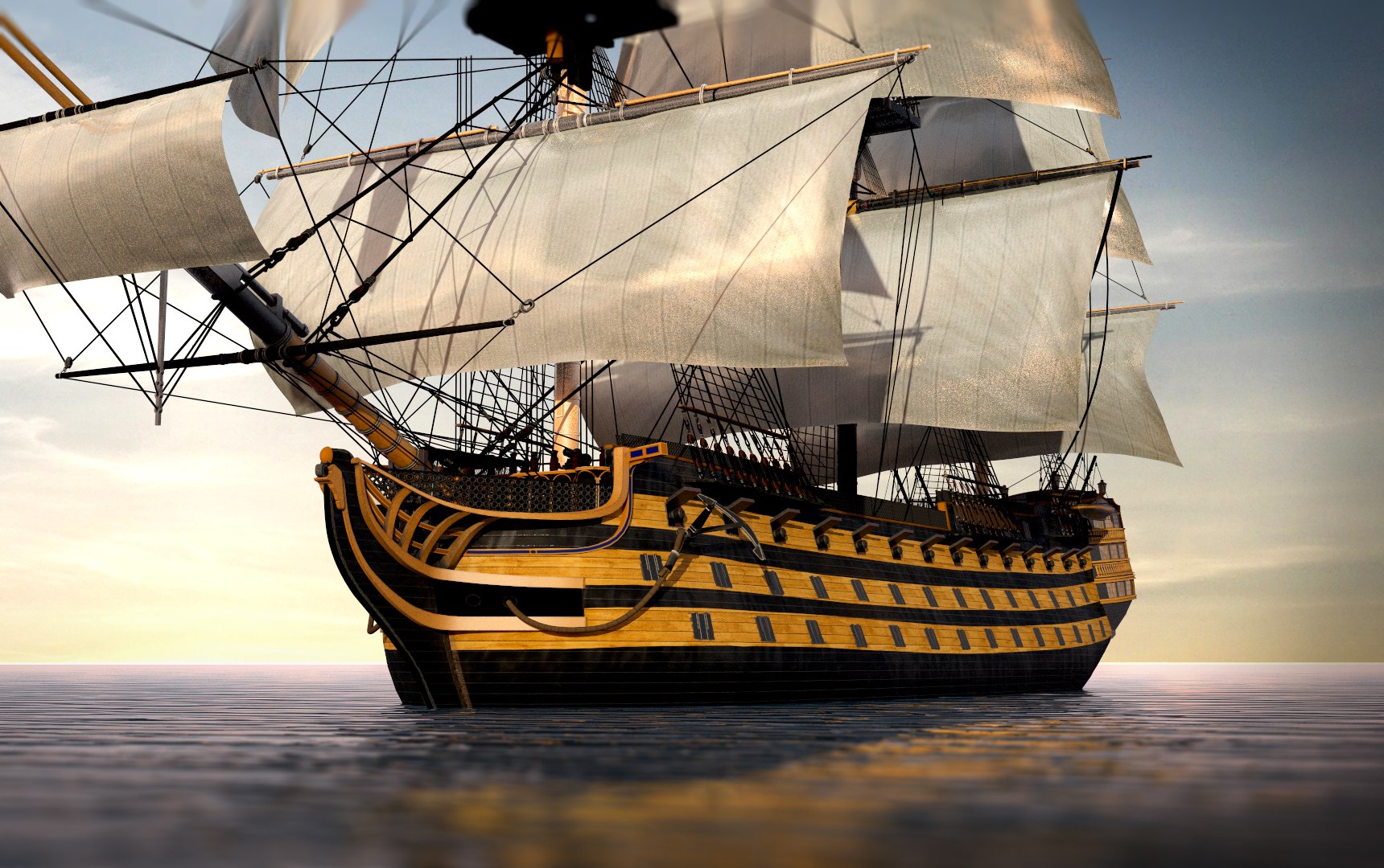 HMS VICTORY PRO 3D Model - TurboSquid 2163987