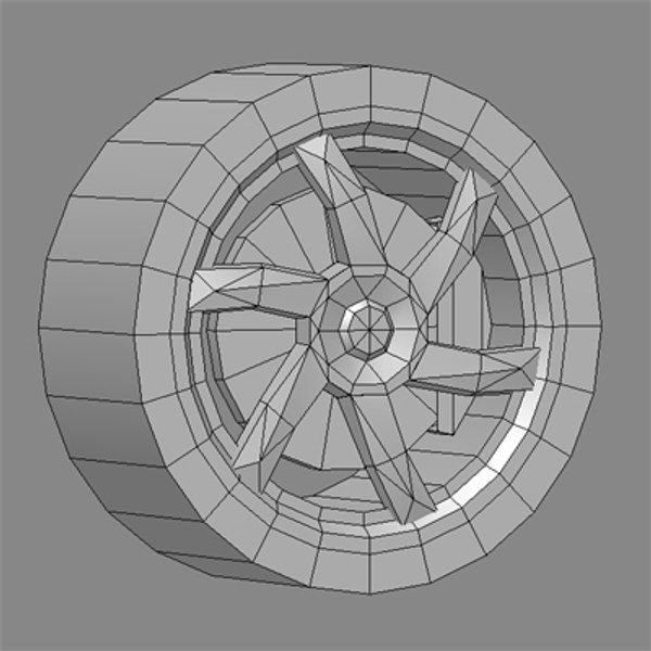 3d model of enkei wheels