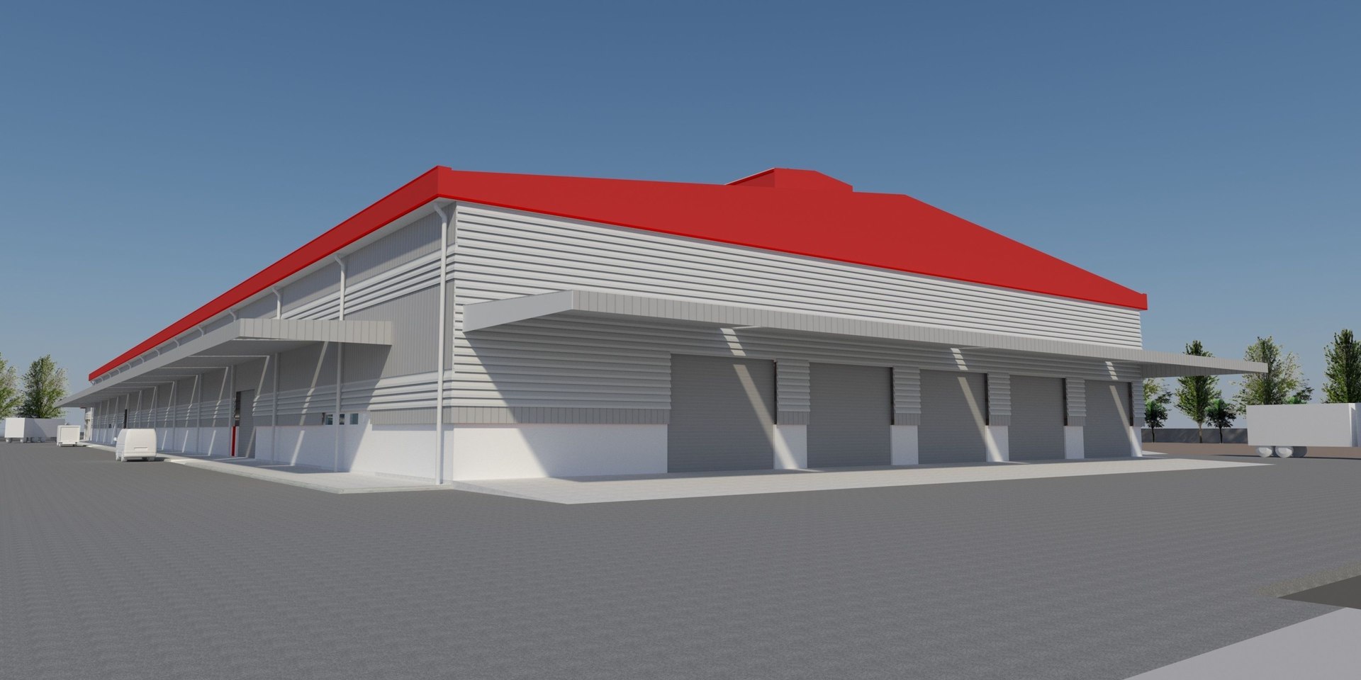 Factory And Warehouse Model - TurboSquid 1887102