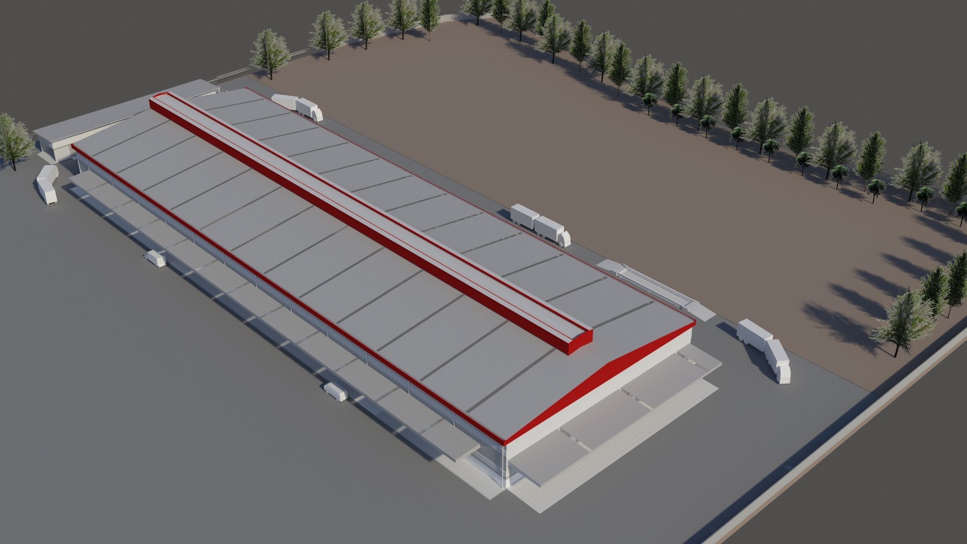 Factory And Warehouse Model - TurboSquid 1887102