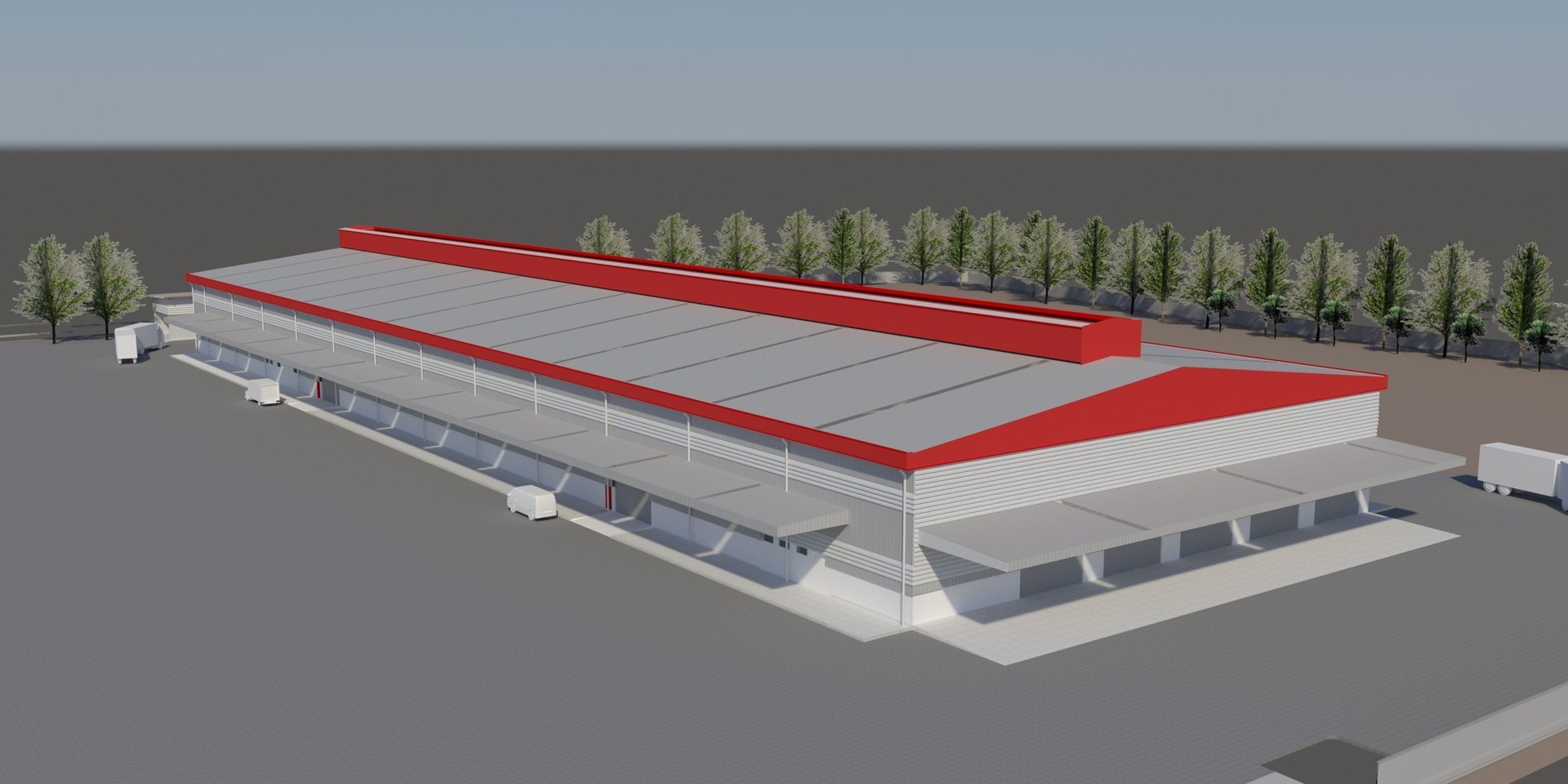 Factory And Warehouse Model - TurboSquid 1887102