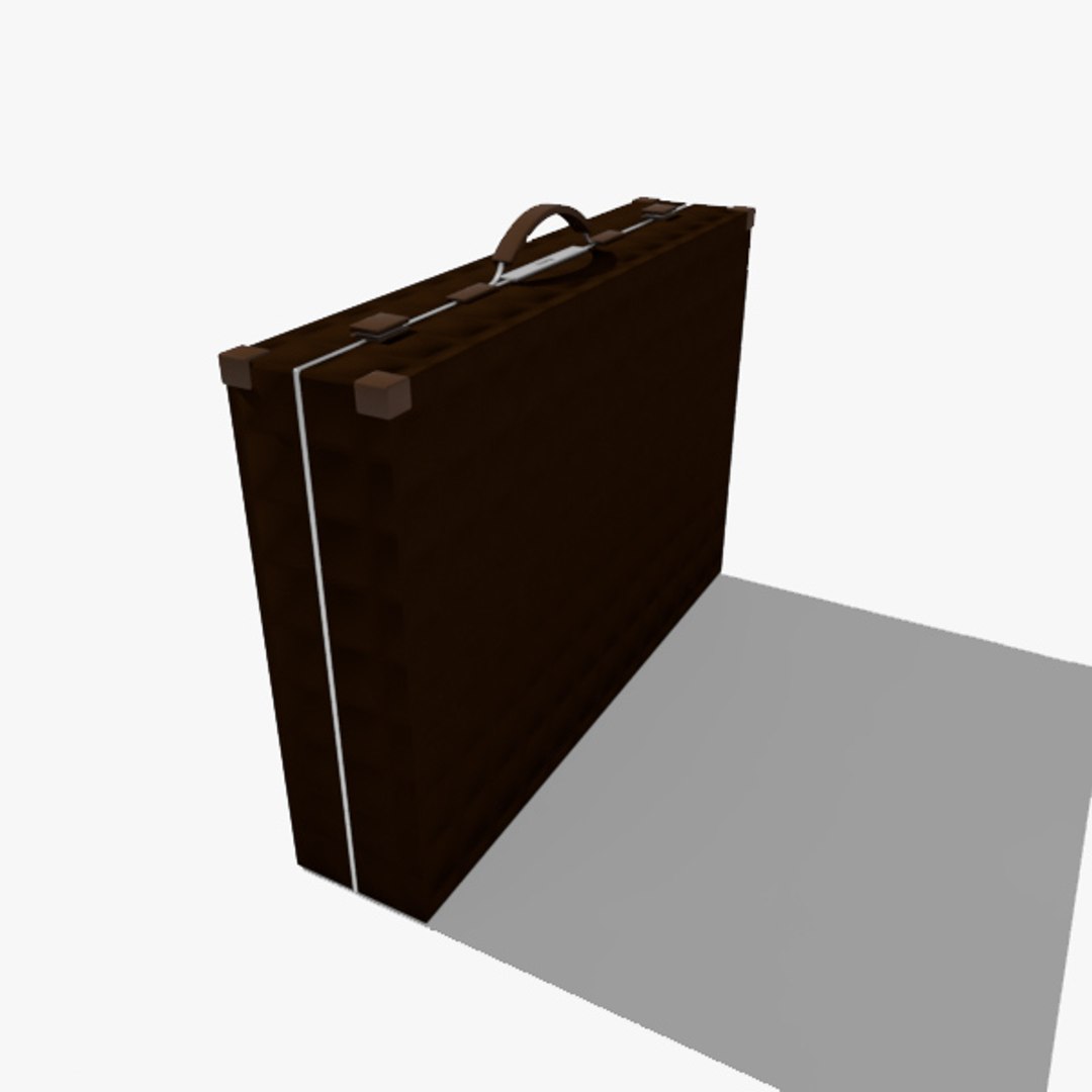 3d briefcase brief case model