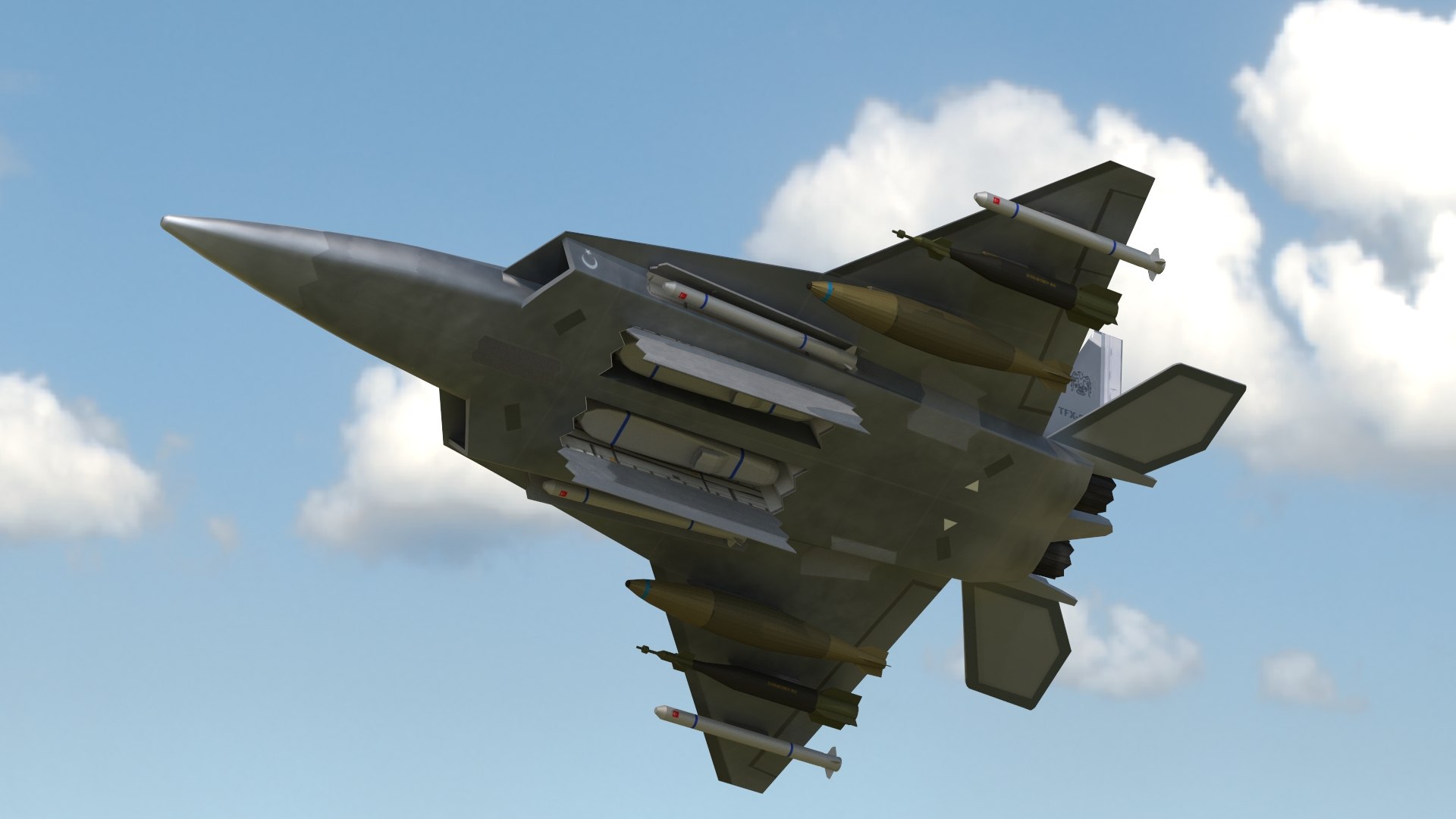 3D Model Tfx Airplane - TurboSquid 1555577