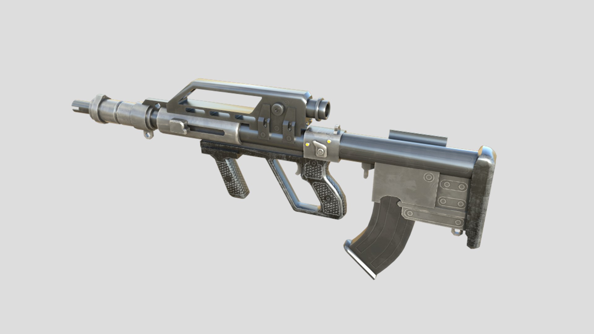 3D M64C II 3D Low Poly-Game Ready Gun Model -007 Model - TurboSquid 2108293