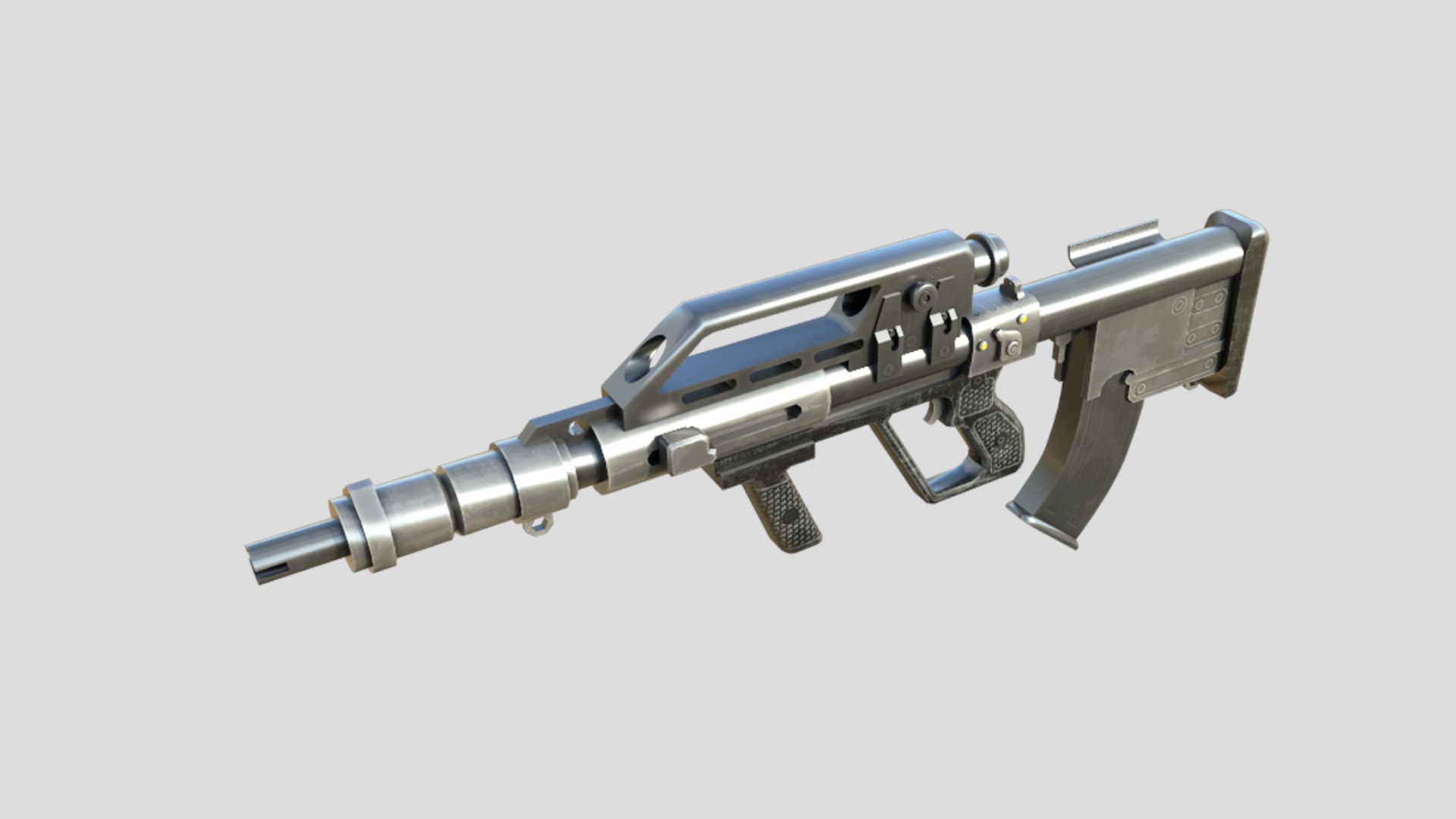 3D M64C II 3D Low Poly-Game Ready Gun Model -007 Model - TurboSquid 2108293