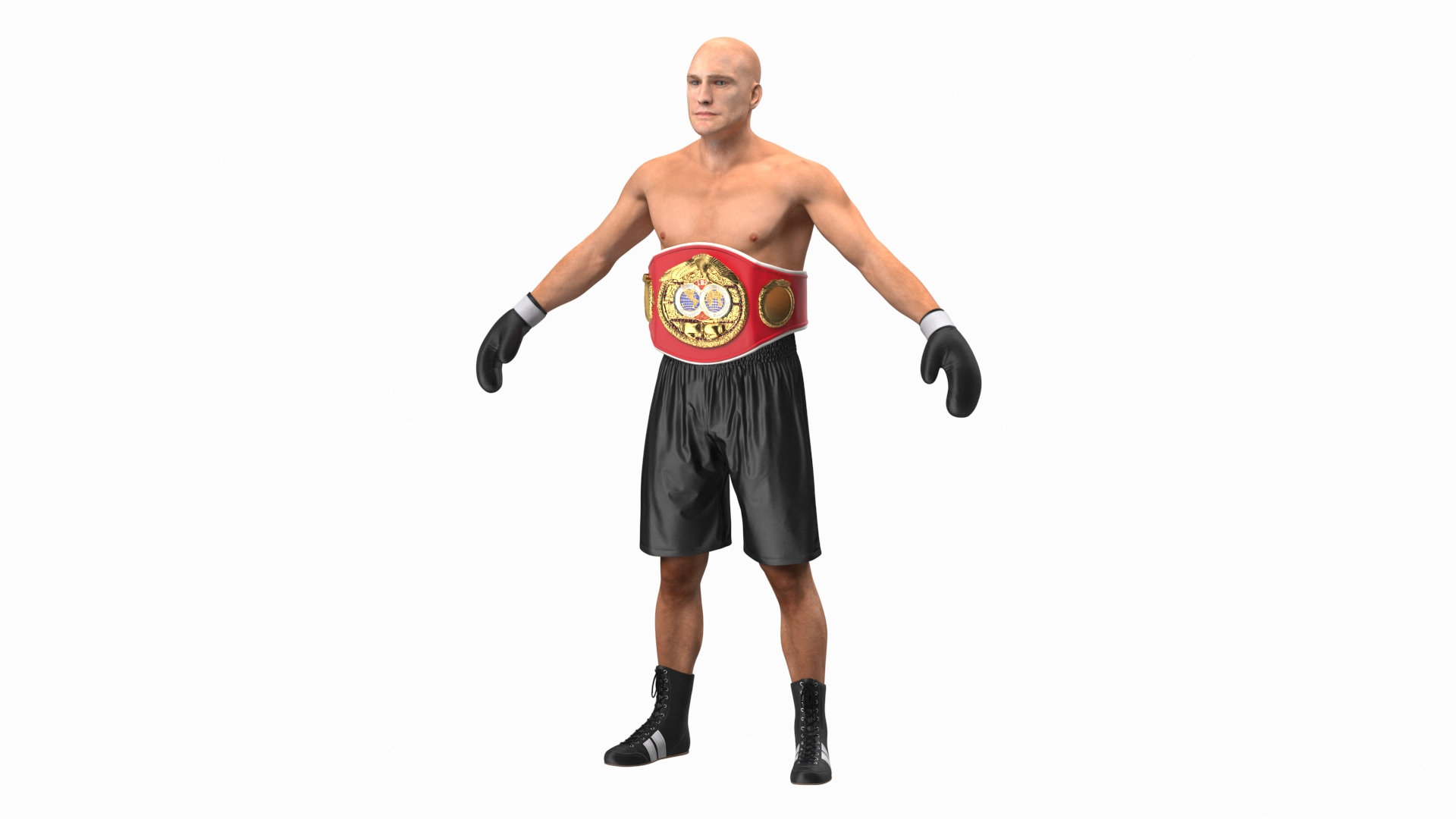 IBF Boxing Champion Rigged For Cinema 4D 3D - TurboSquid 2239651