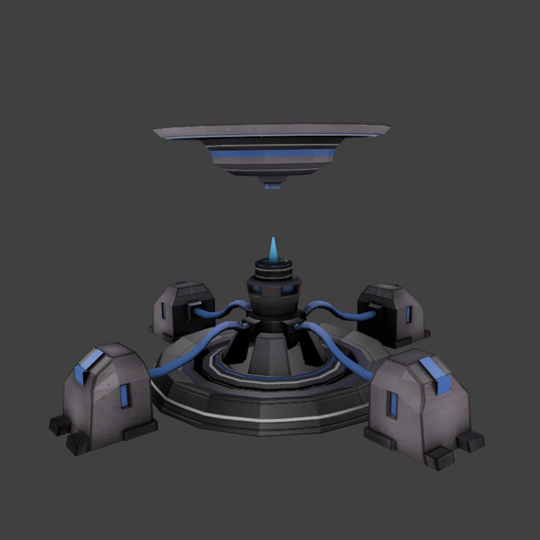 Sci-fi Generator 3D Model - TurboSquid 1188042