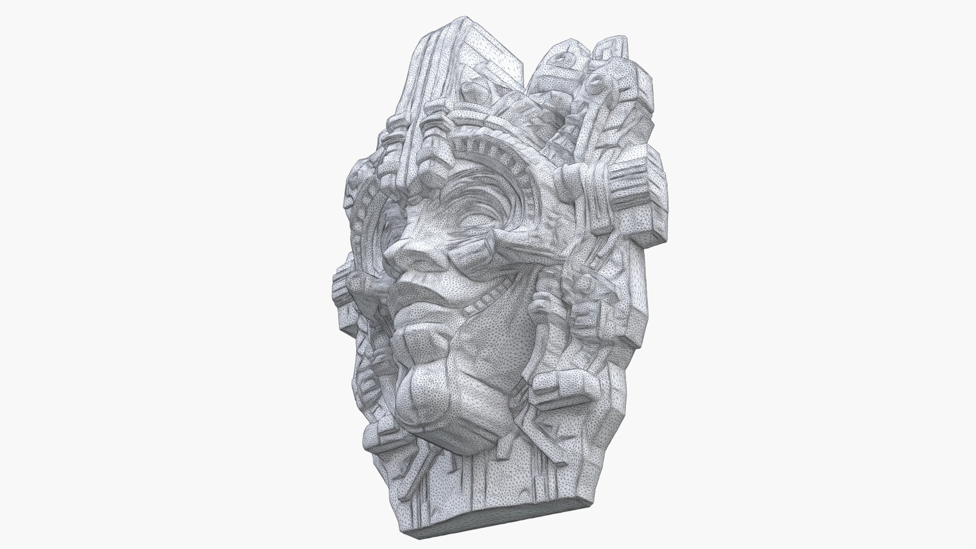 3D Model Cyber Aztec Mask 1 - TurboSquid 2182872