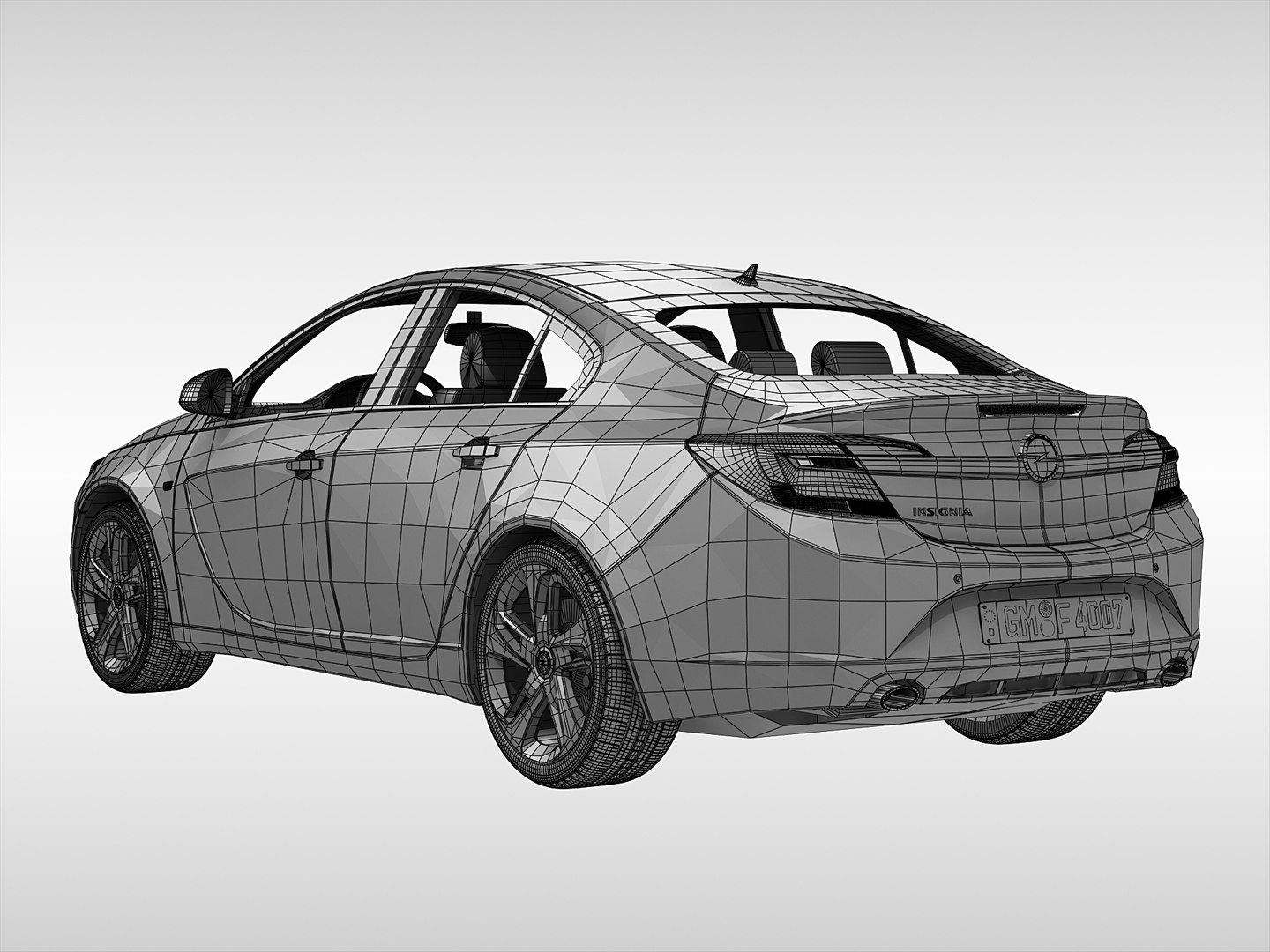 Car Opel 3d C4d