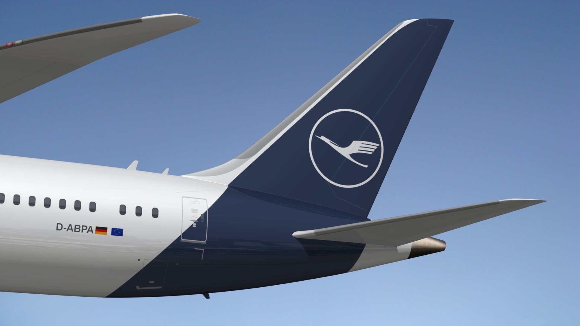 Boeing 789 Lufthansa 3D Model - TurboSquid 1985458
