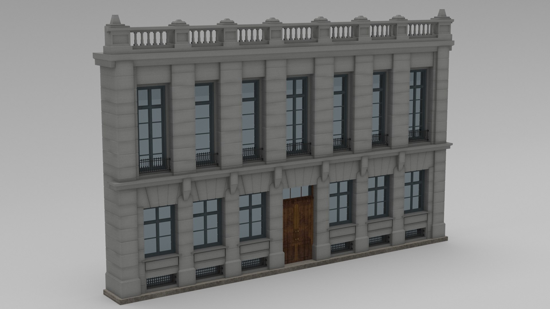 Building Facade 3D - TurboSquid 1864637