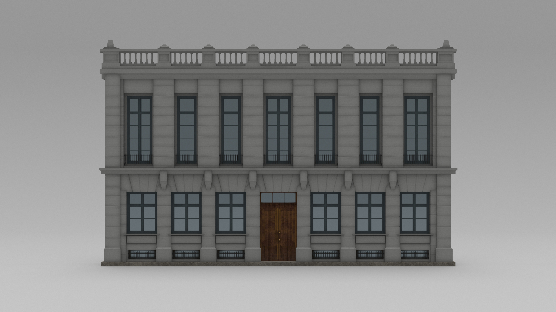 Building Facade 3D - TurboSquid 1864637