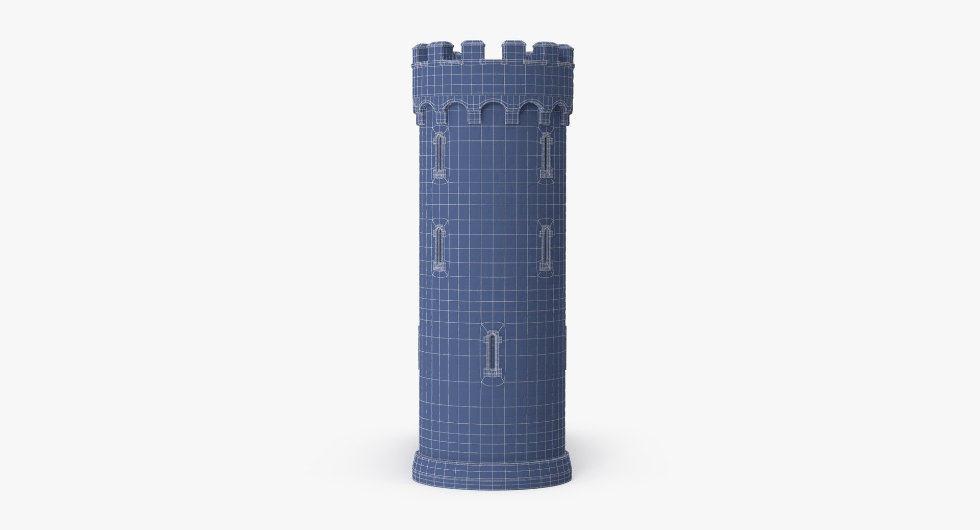Gatehouse Portcullis 02 3d C4d