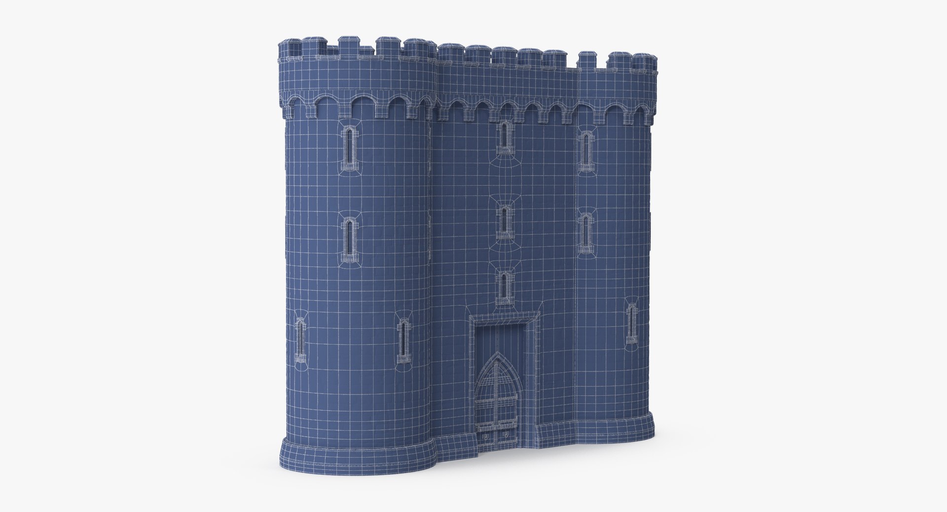 Gatehouse Portcullis 02 3d C4d