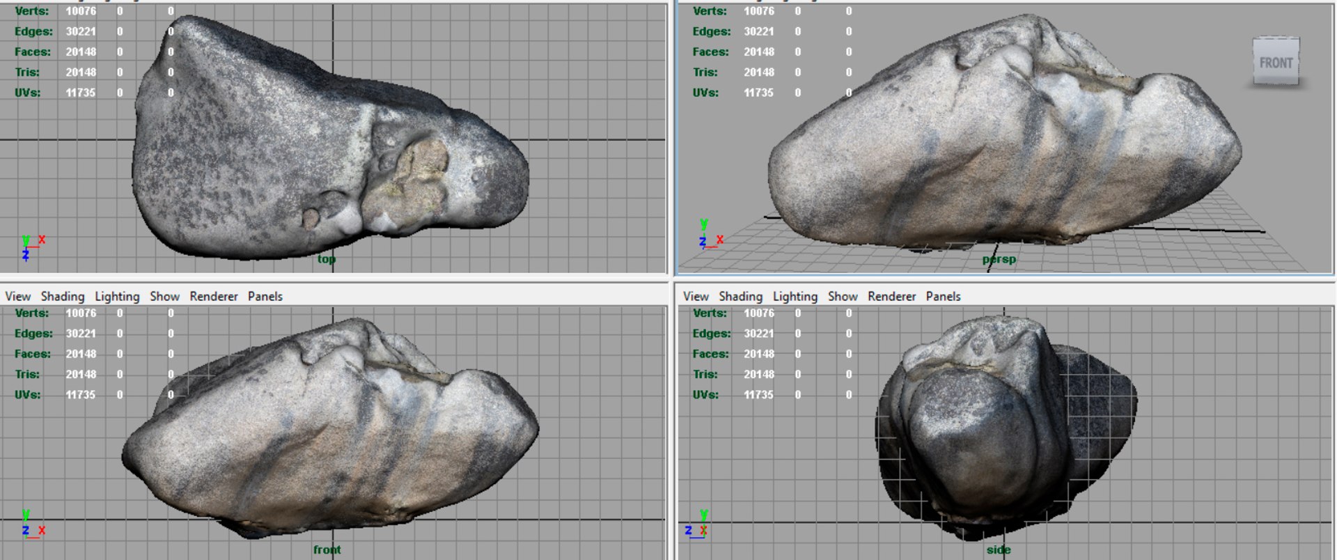 Realistic Rock 3D Model - TurboSquid 1202028