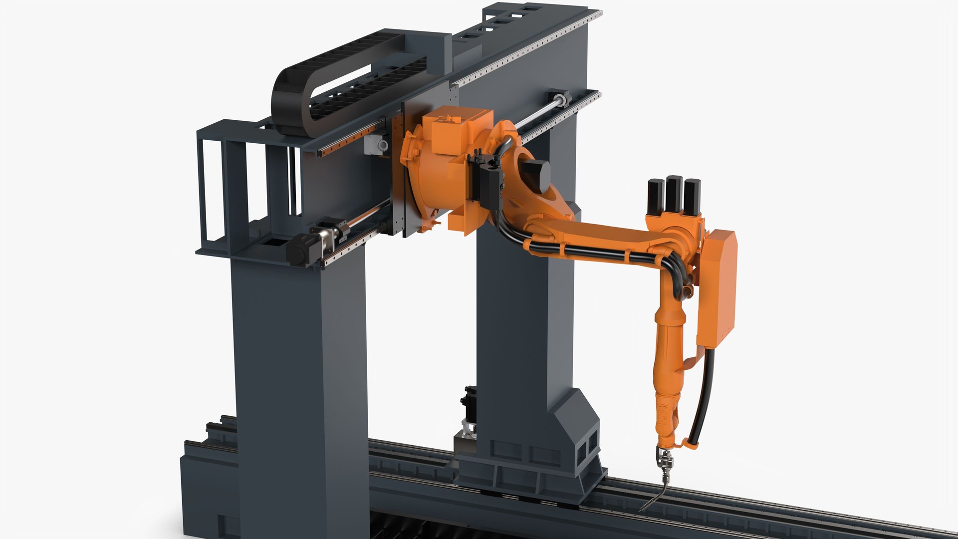 Gantry Cutting Robot 3D Model - TurboSquid 1992792