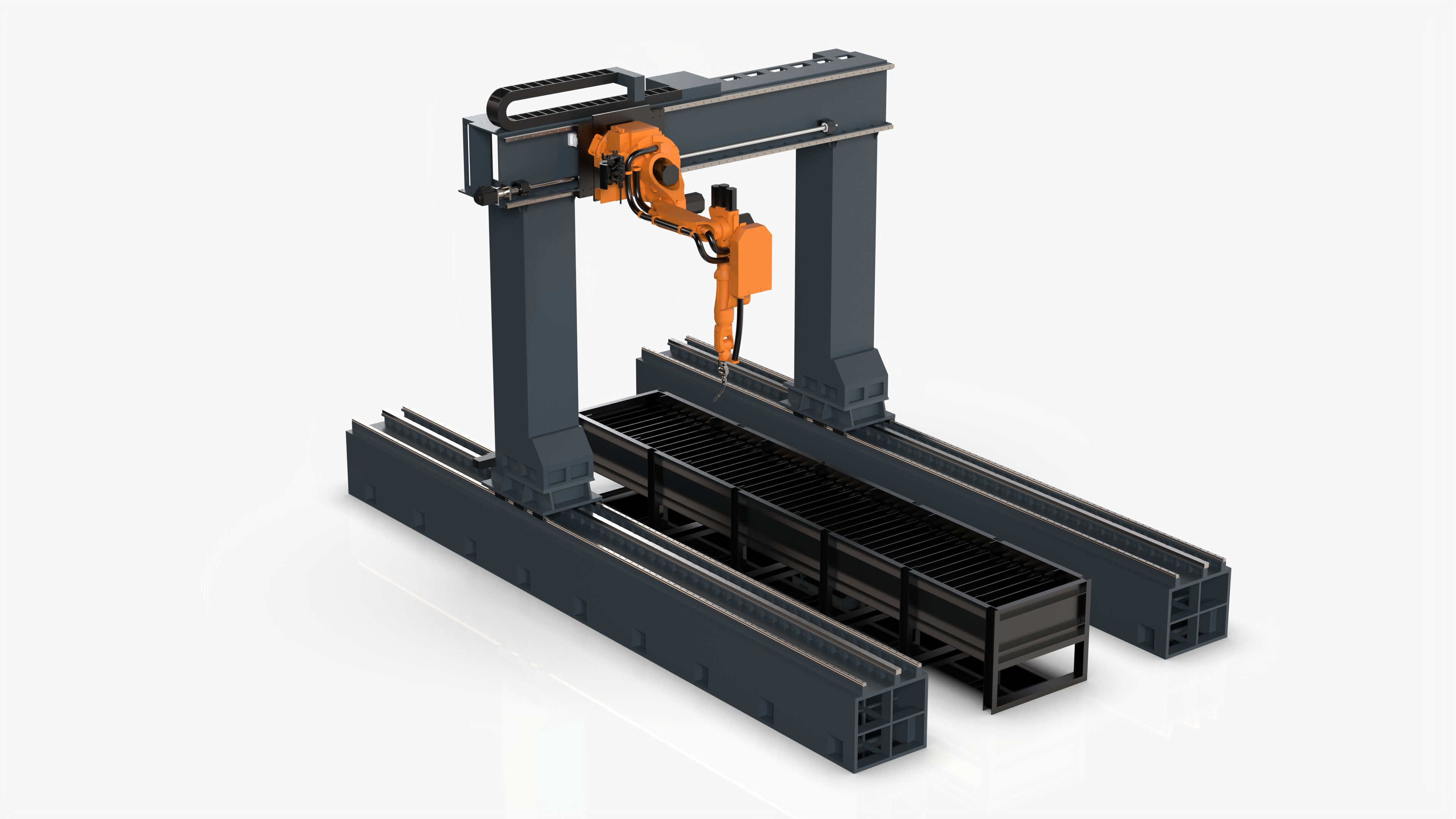 modelo 3d Gantry Cutting Robot - TurboSquid 1992792