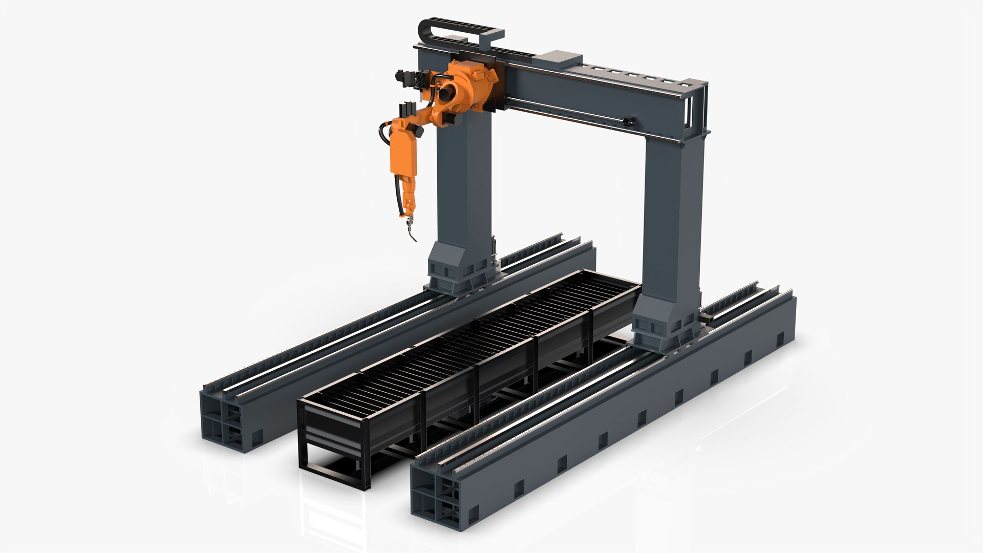 Gantry Cutting Robot 3D Model - TurboSquid 1992792
