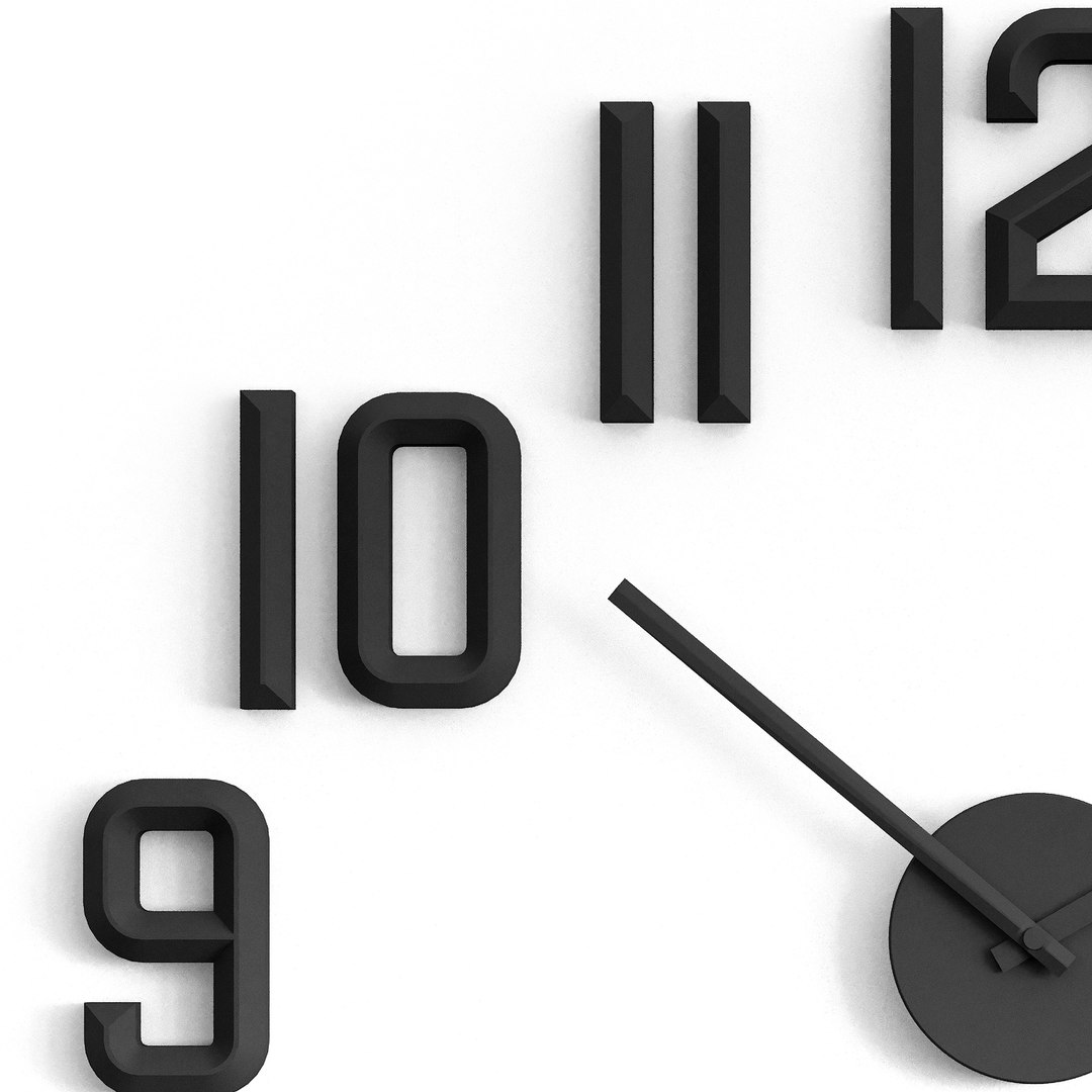 Wall Clock Set 87 3D model - TurboSquid 1844423