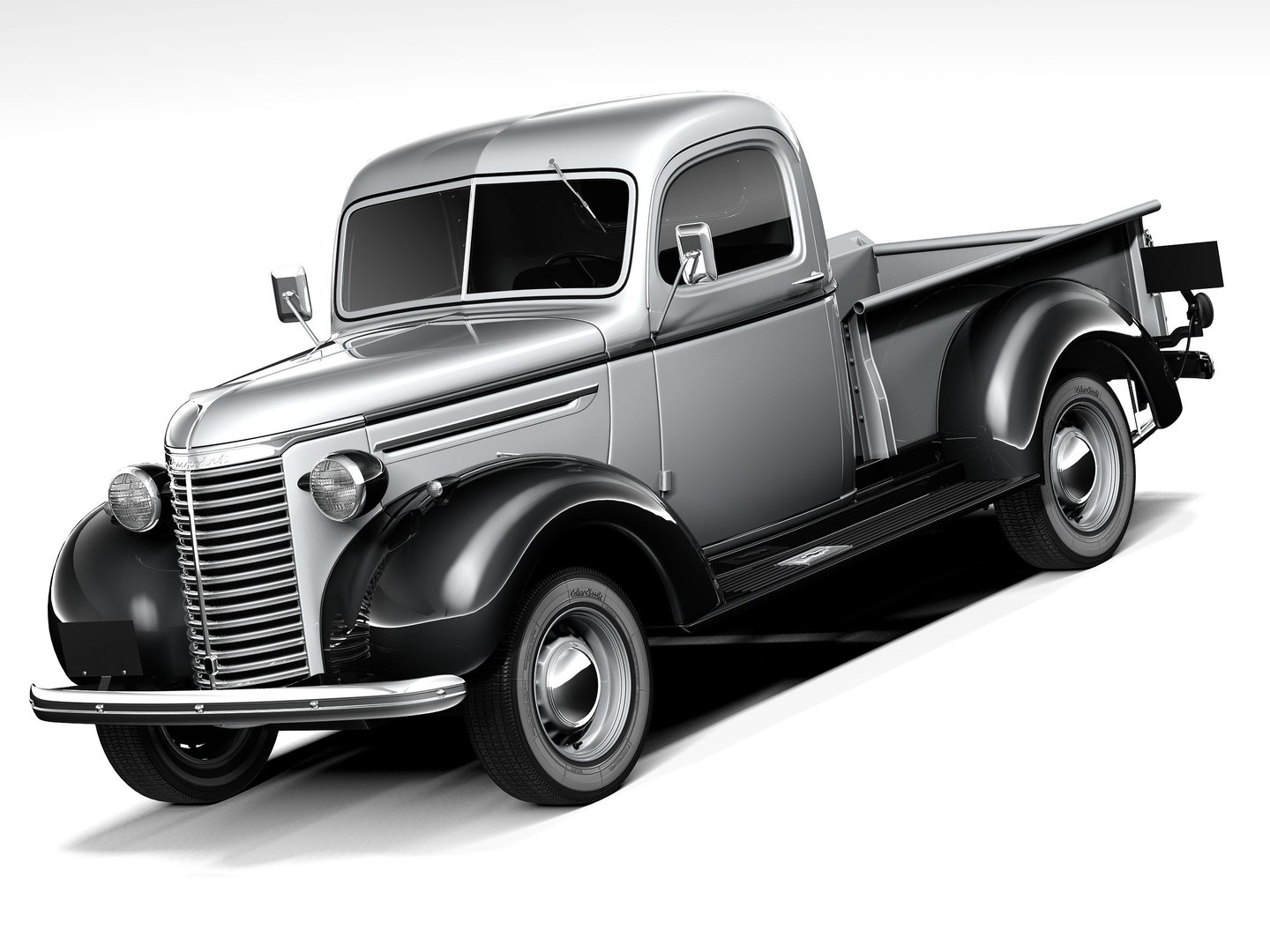 3D Model Chevrolet Pickup Truck 1939 - TurboSquid 2218553