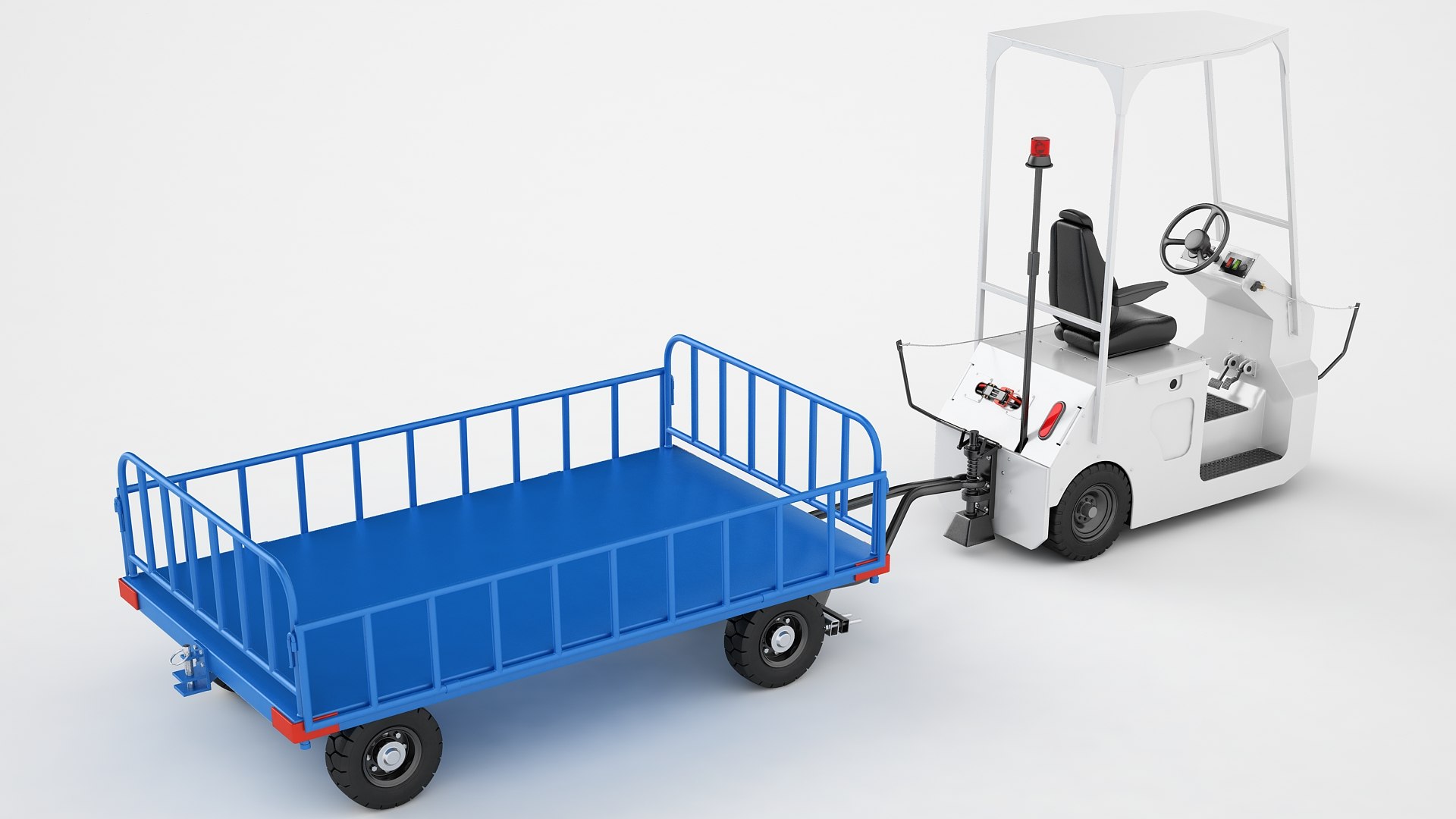 Electric Industrial Tugger 11 3D Model - TurboSquid 1737690