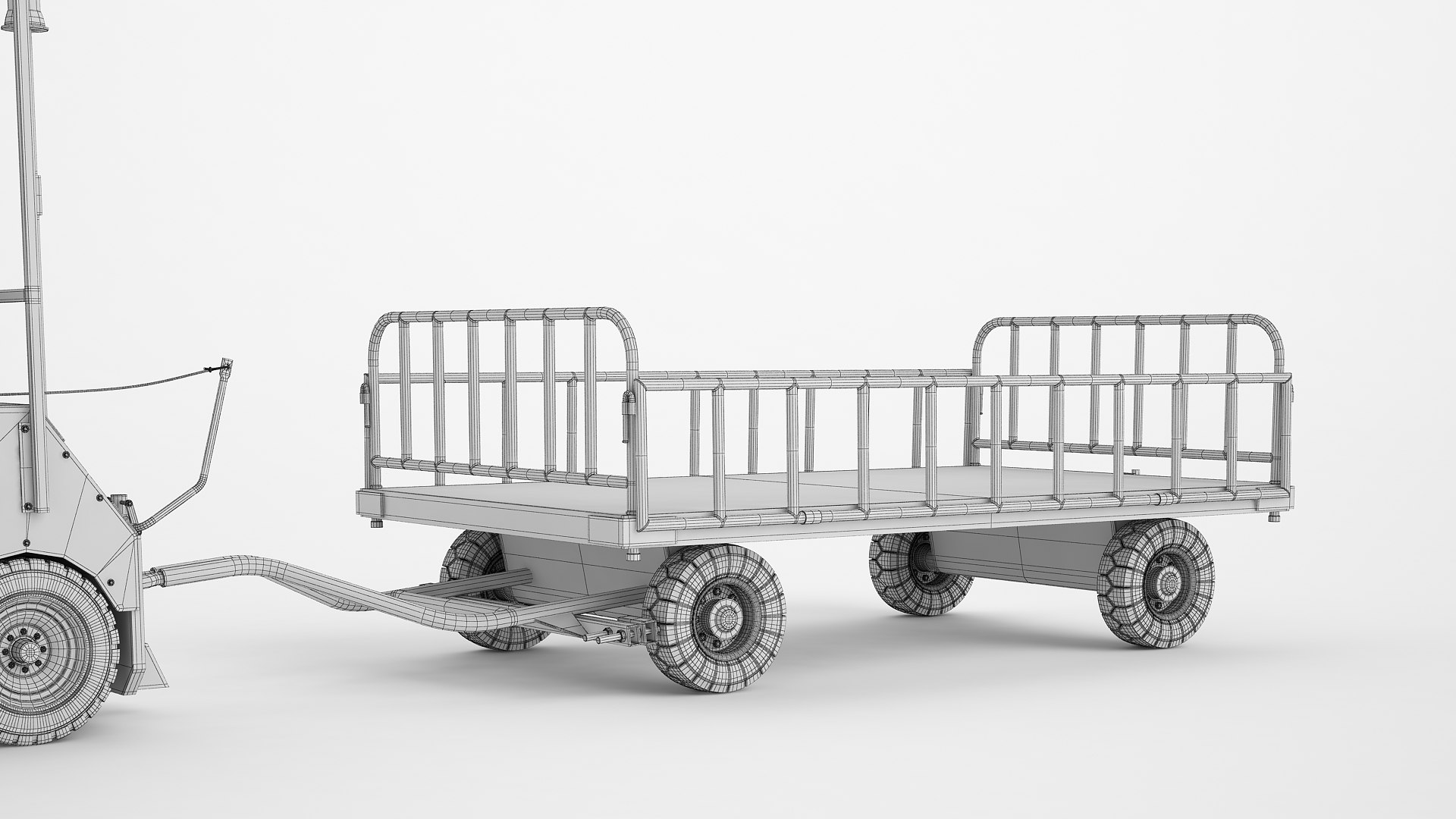 Electric Industrial Tugger 11 3D Model - TurboSquid 1737690