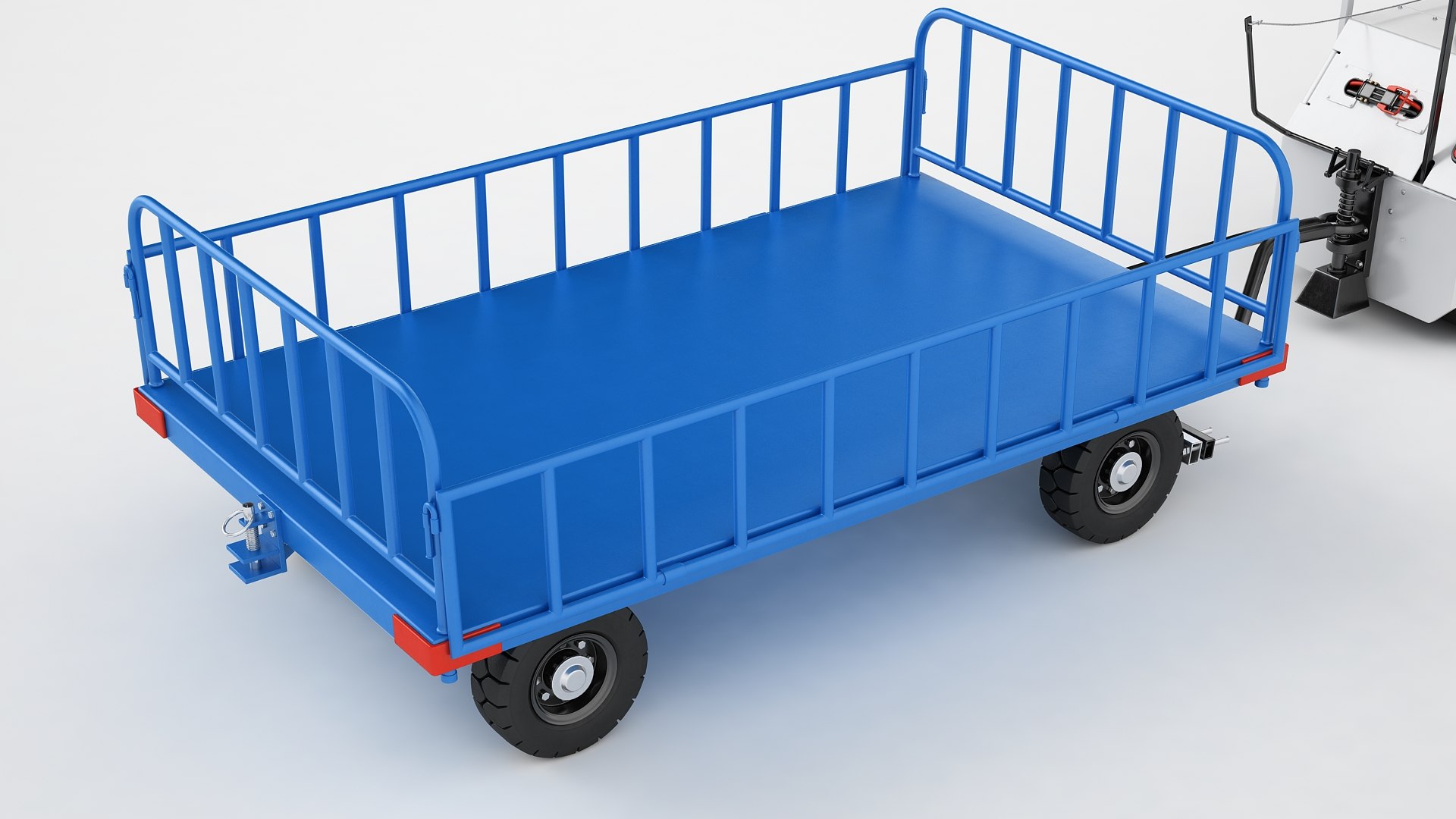 Electric Industrial Tugger 11 3D Model - TurboSquid 1737690